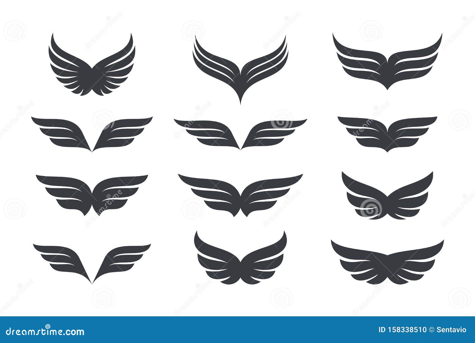 Falcon Wings Vector