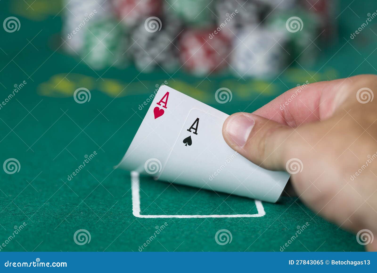 Wining Poker hand stock image. Image of cards, finger - 27843065