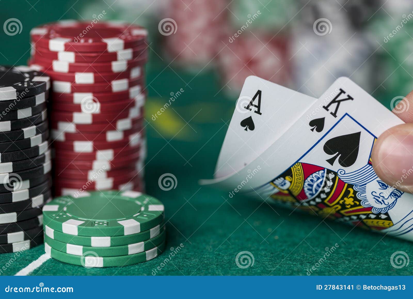 Wining Poker hand stock image. Image of finger, cards - 27843141