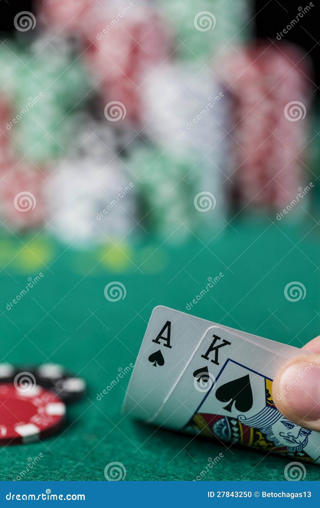 Wining Poker hand stock photo. Image of human, recreational - 27843250