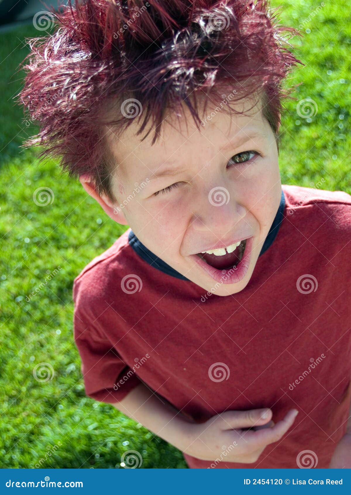 Wink! stock photo. Image of child, expression, portrait - 2454120