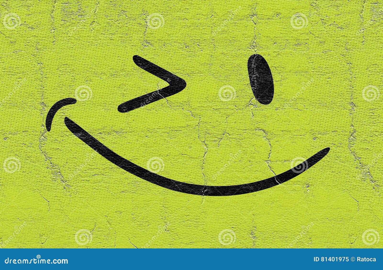 Wink face stock illustration. Illustration of feeling - 81401975