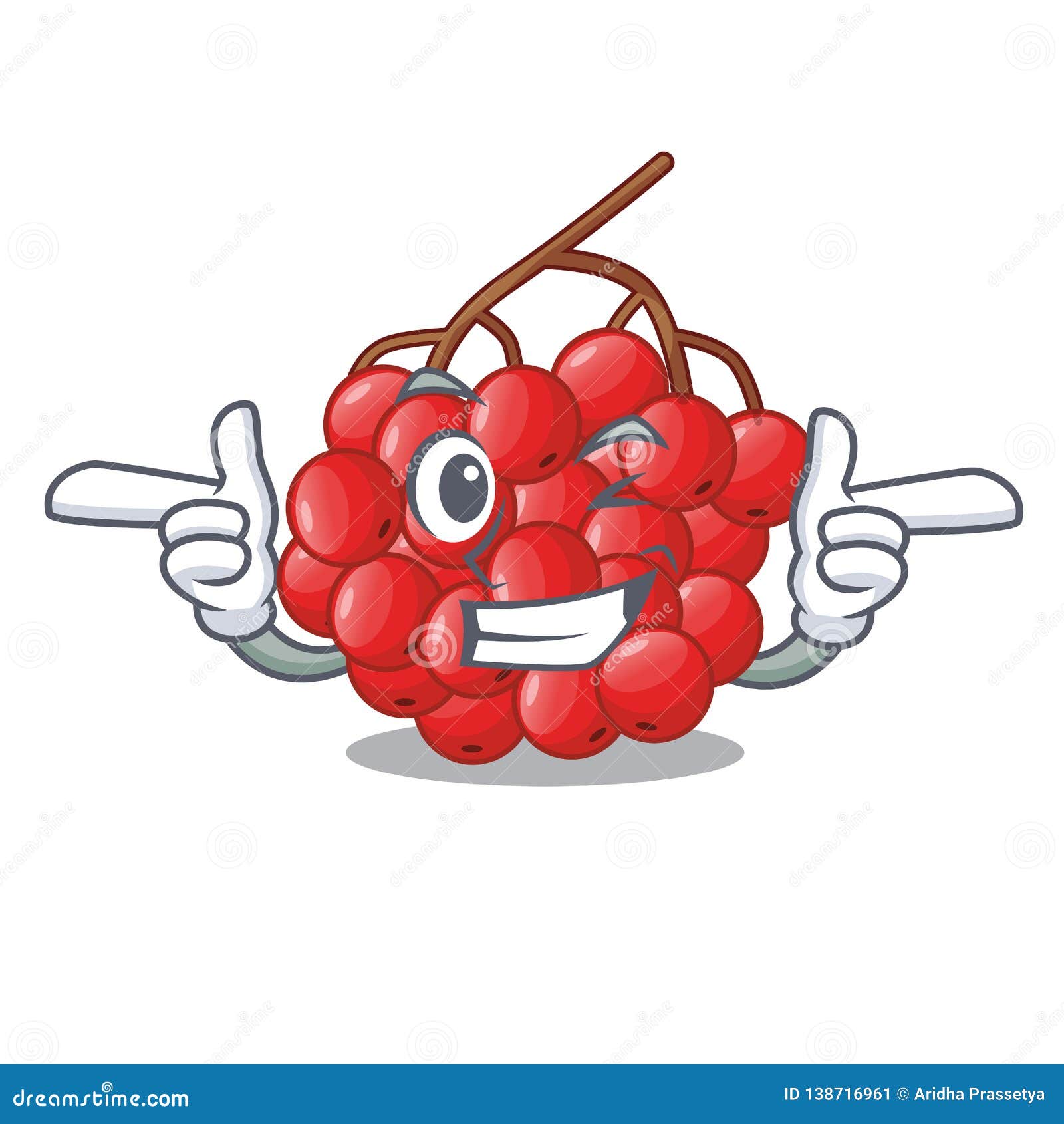 Wink Tree Rowan Berries the Characters Shape Stock Vector ...