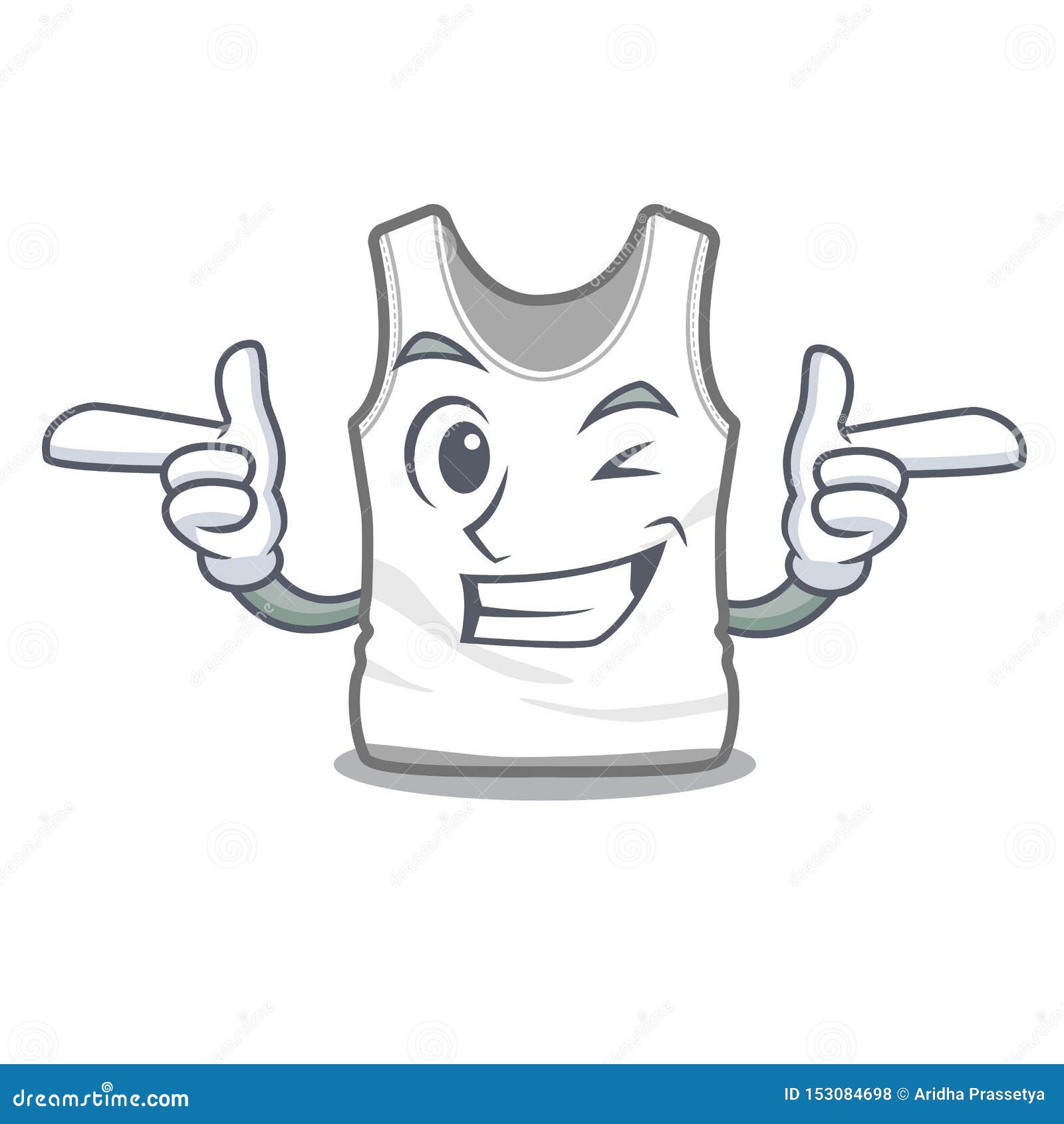 Wink Undershirt Stock Illustrations – 7 Wink Undershirt Stock ...