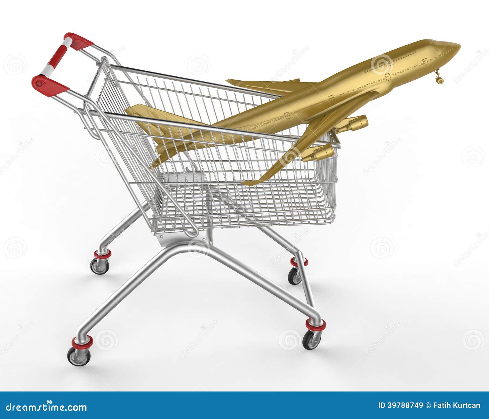 Winkelkar en vliegtuigen stock illustratie. Illustration of ...