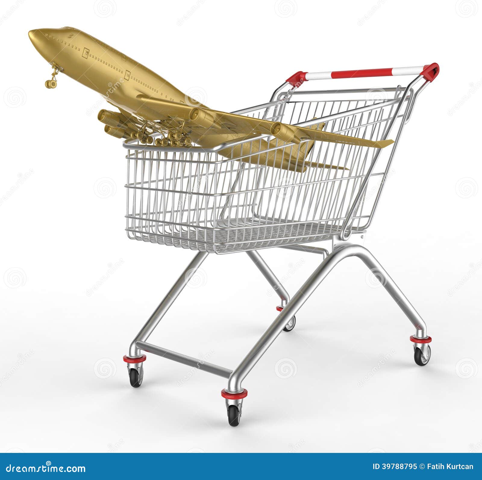Winkelkar en vliegtuigen stock illustratie. Illustration of vliegtuigen ...