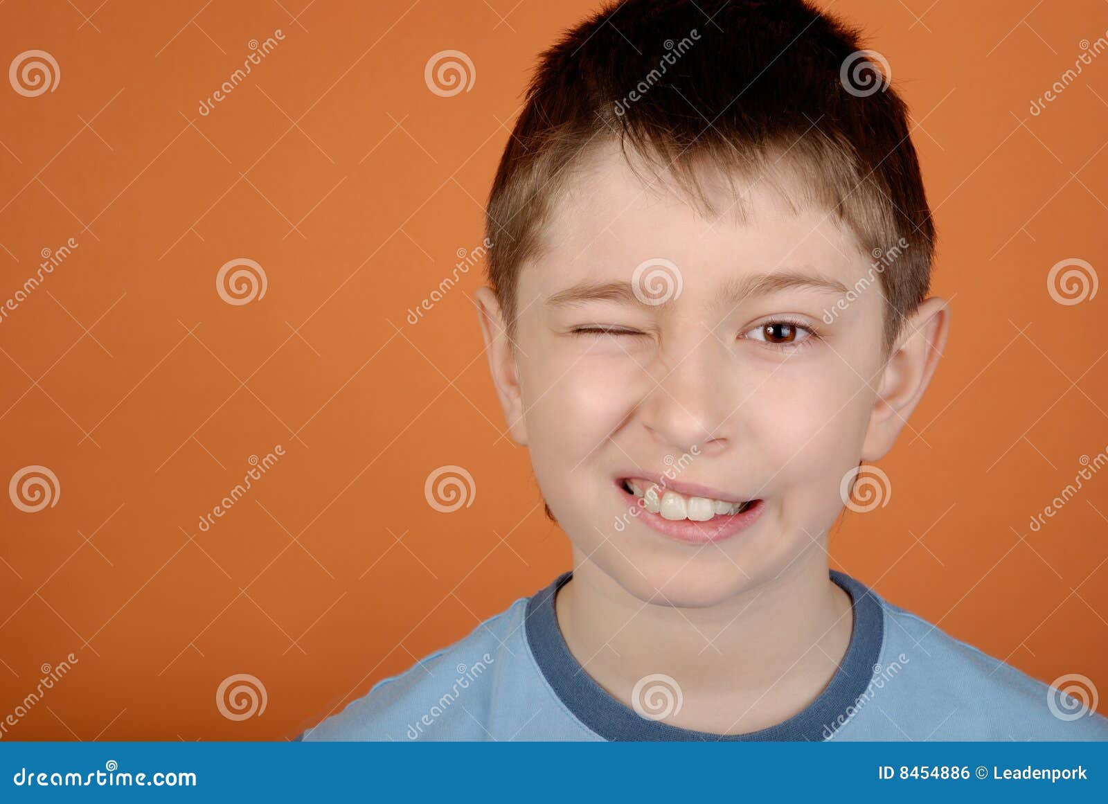 Winking stock photo. Image of person, space, childhood - 8454886