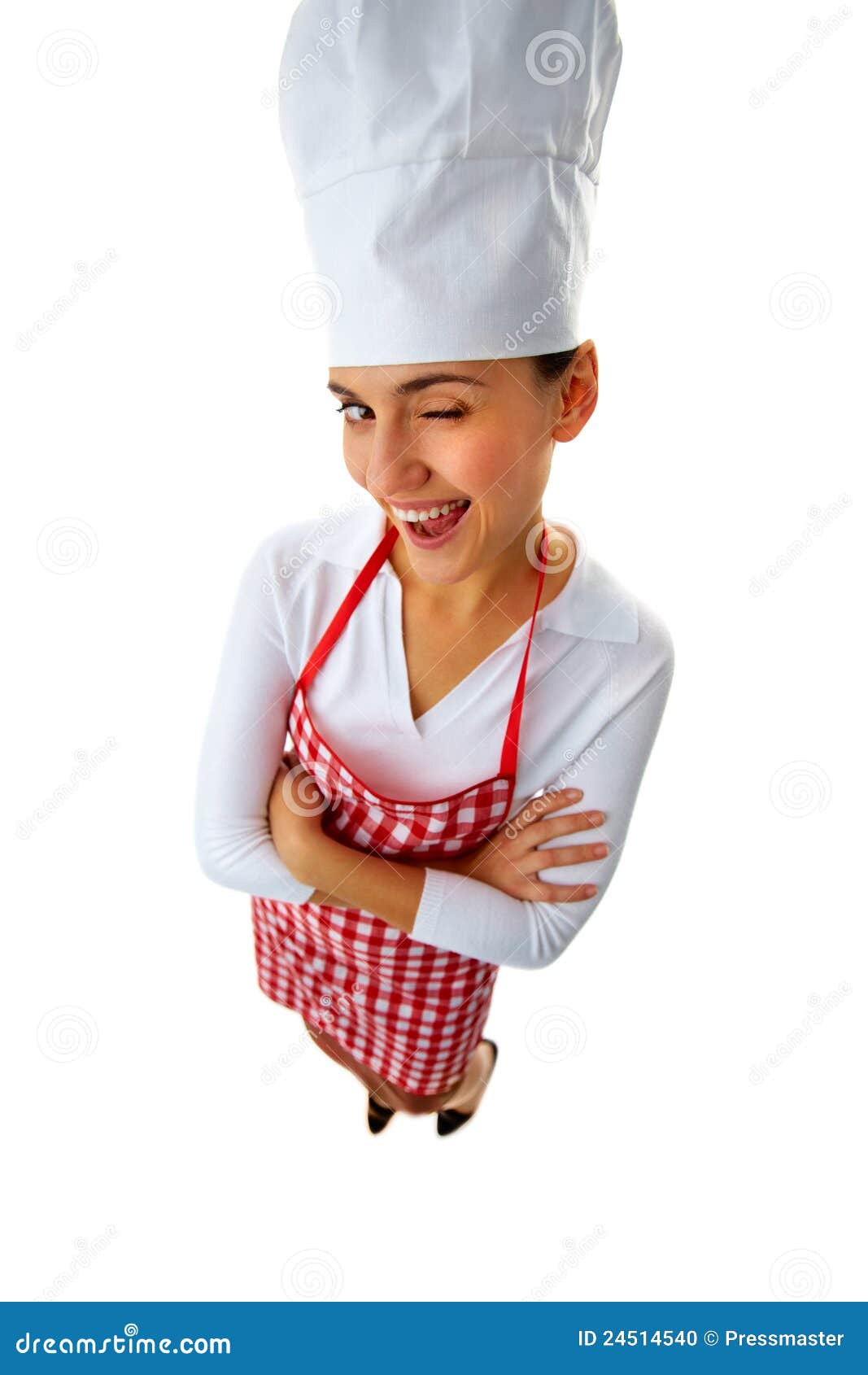 Winking chef stock photo. Image of attractive, caucasian - 24514540