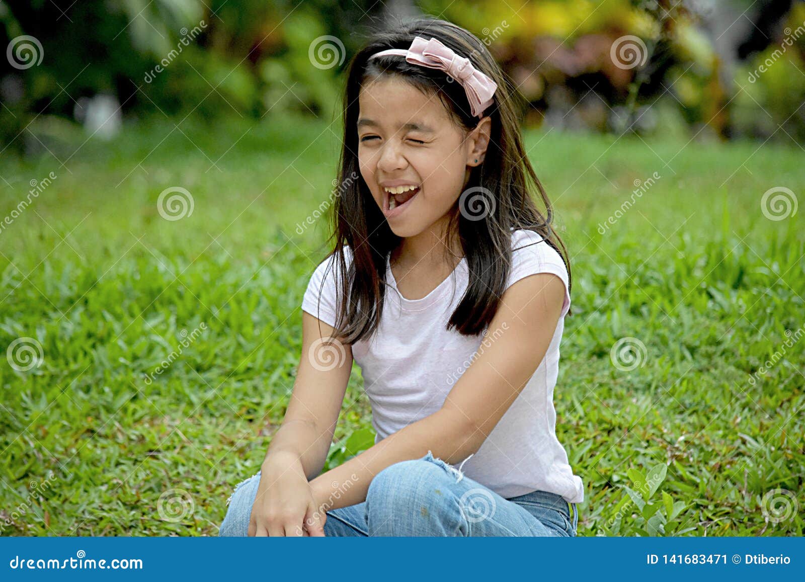 A Winking Pretty Girl stock image. Image of girl, winking - 141683471