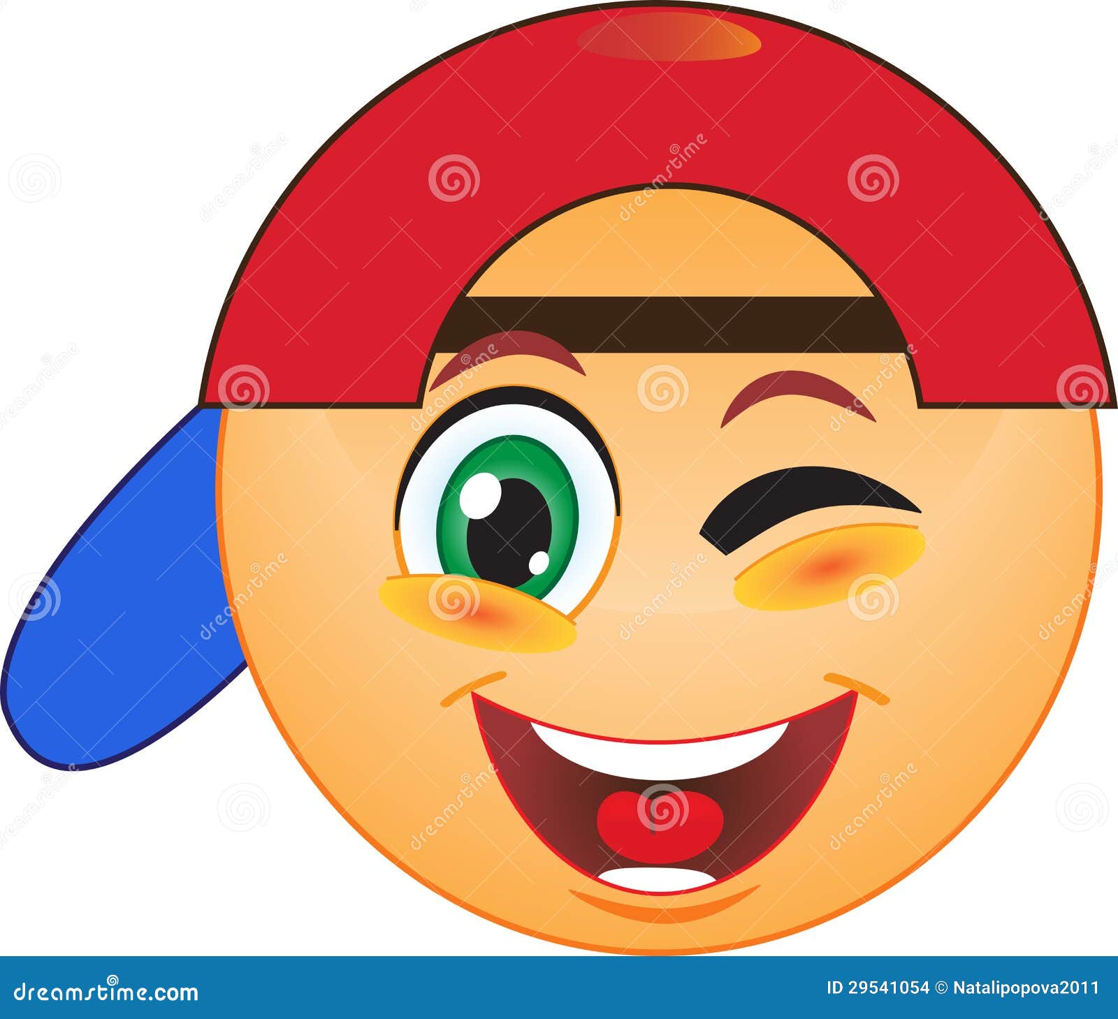 This Is An Illustration Of A Winking Emoticon Or Emoji With Sunglasses ...