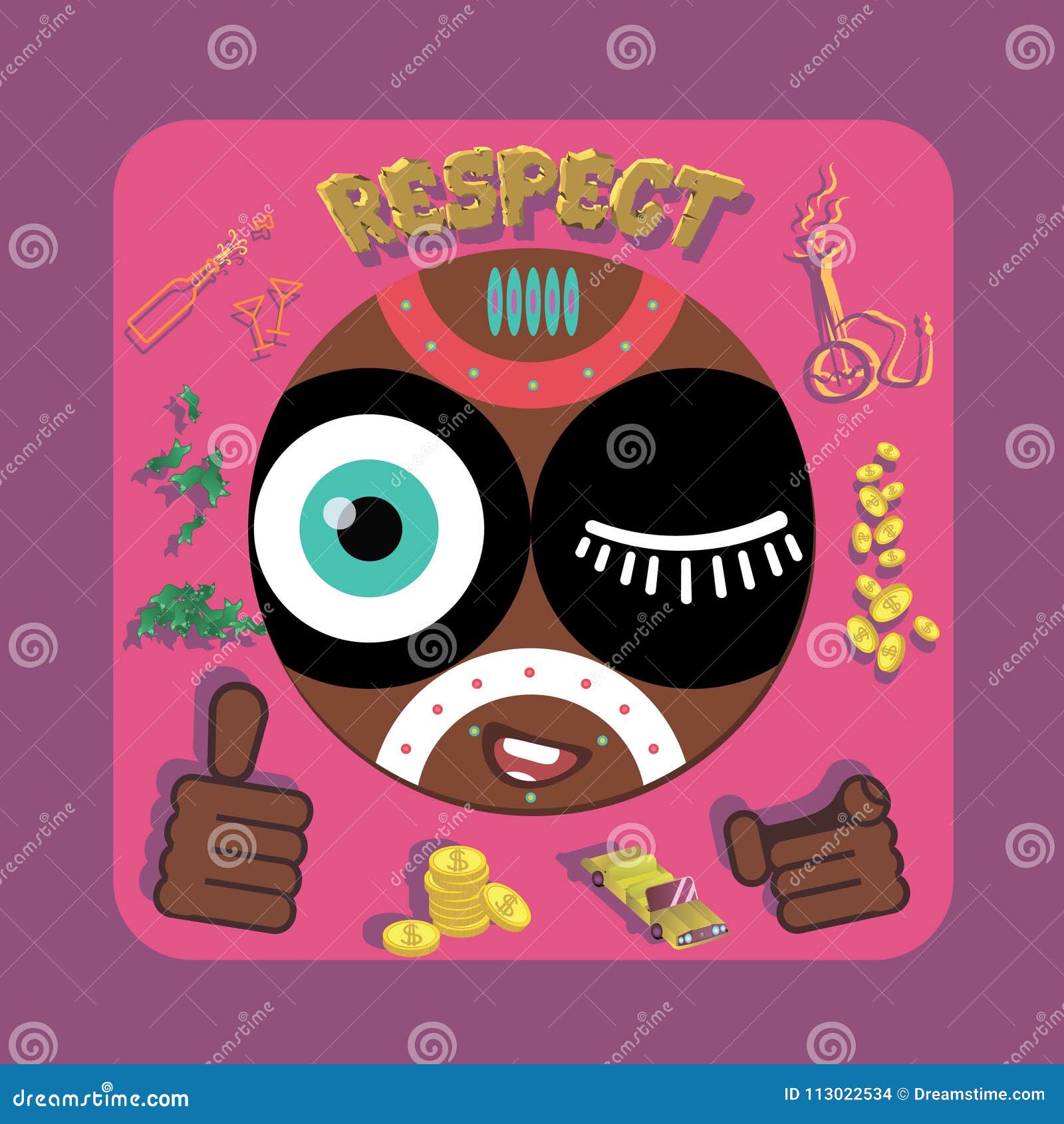 Respect stock illustration. Illustration of respect - 113022534