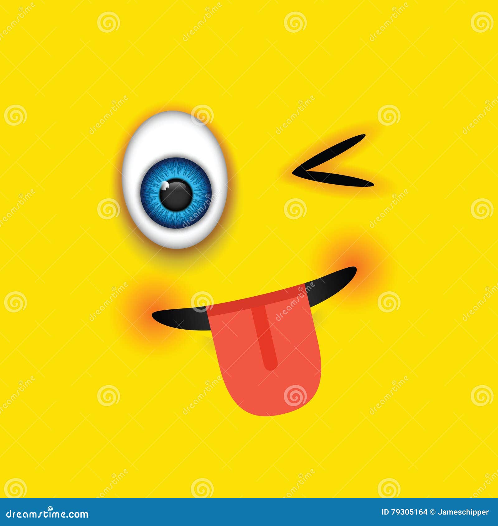 Winking Tongue Girl Woman Emoji Emoticon With Tongue Out And Winking