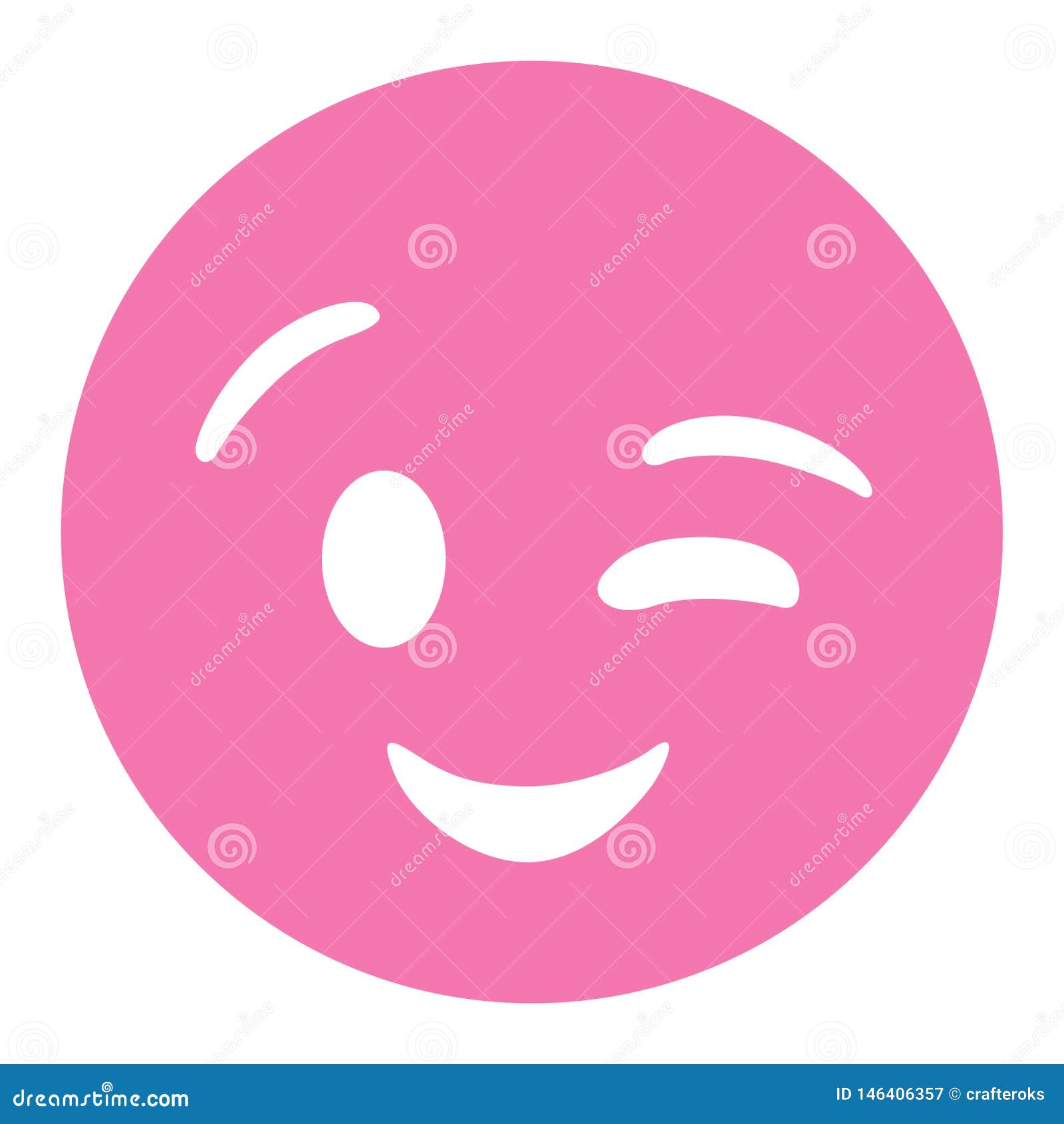 Winking Vector Vector, Eps, Logo, Icon, Silhouette Illustration by ...