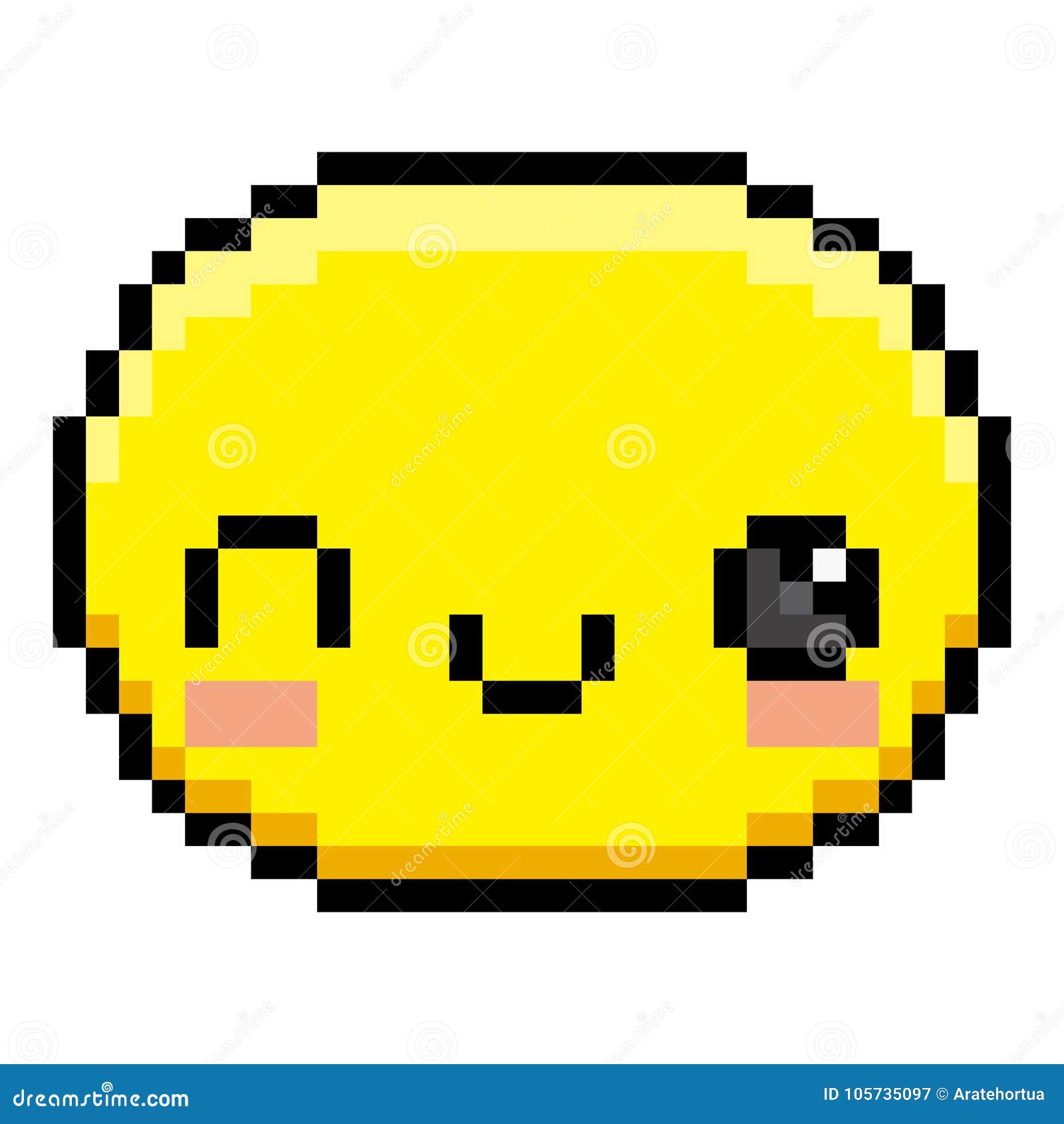 Winky Face Isolated on White Background Stock Illustration ...