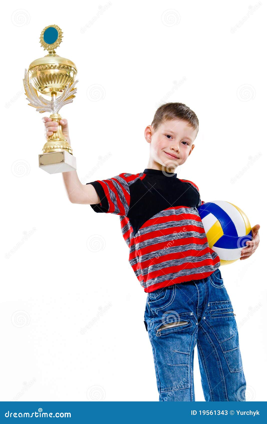 Winner stock image. Image of smile, football, healthy - 19561343