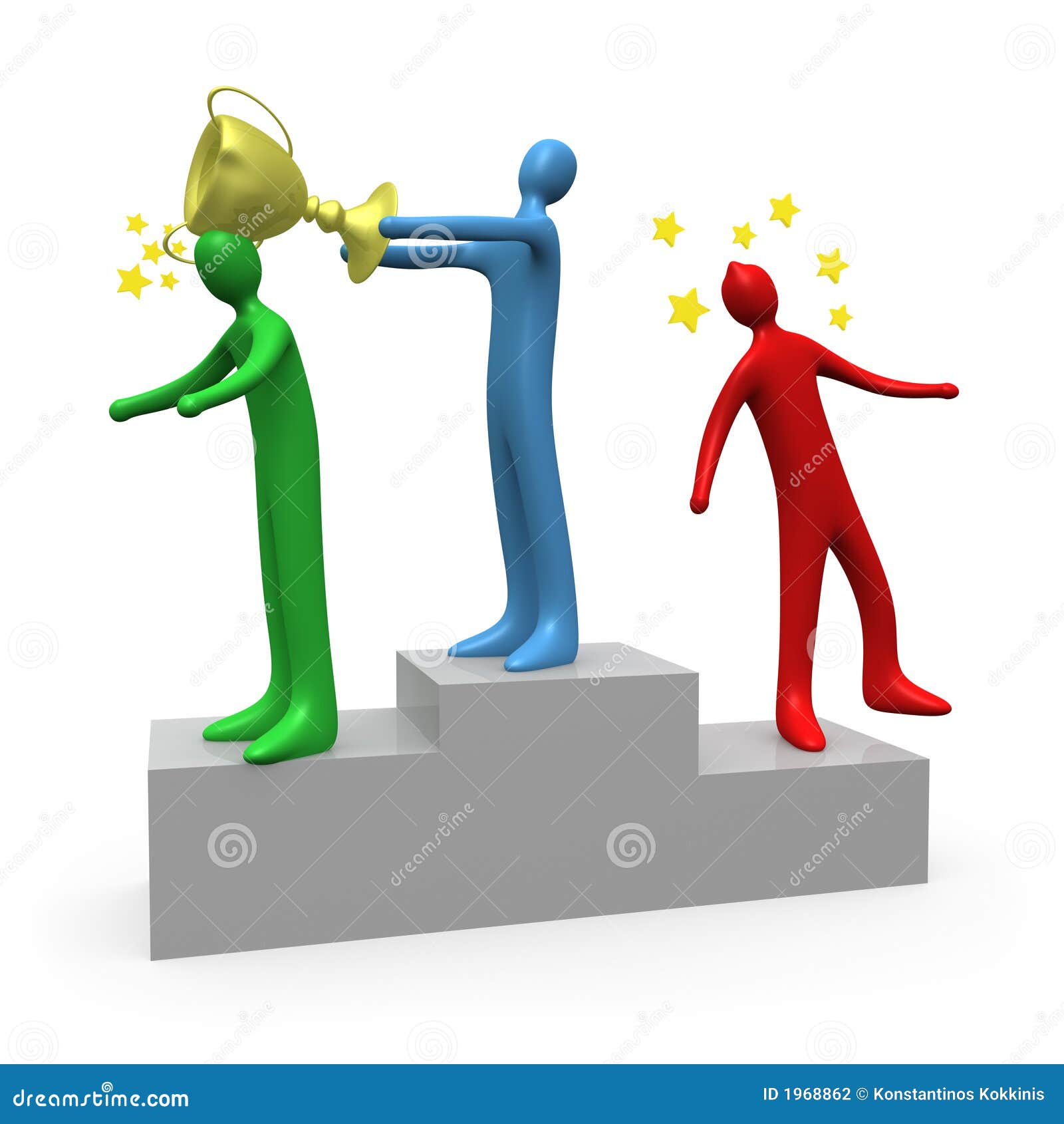 He is the Winner stock illustration. Illustration of podium - 1968862