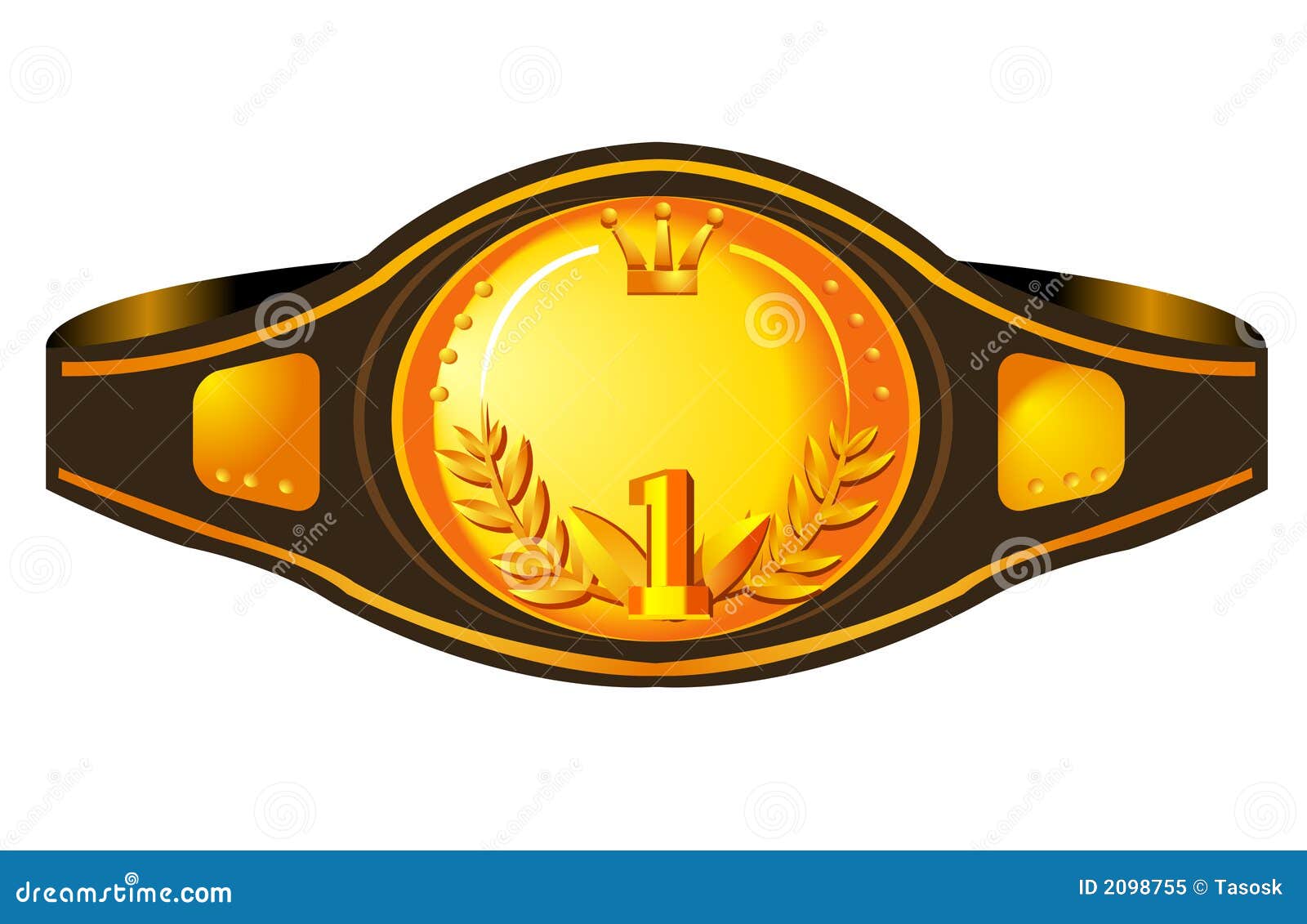 Champion Belt Box Award Sport Icon Flat Web Sign Symbol Logo Label ...