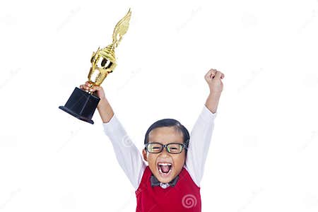 The Winner stock image. Image of celebration, hand, portrait - 26996583