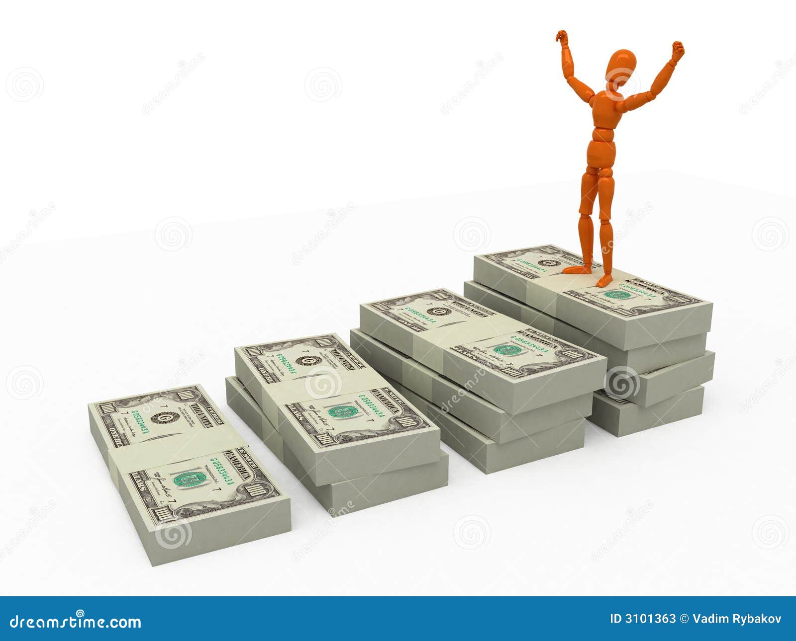 Winner stock illustration. Illustration of orange, finance - 3101363