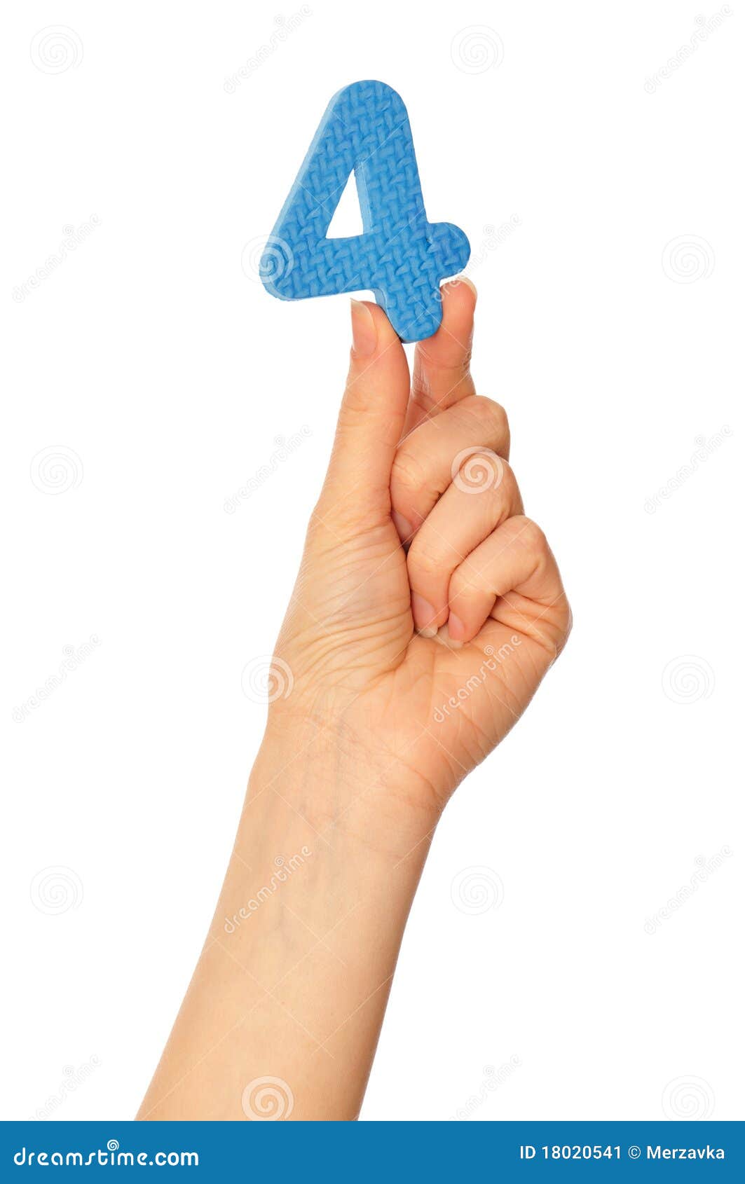 Winner 4 stock image. Image of finger, cipher, figure - 18020541