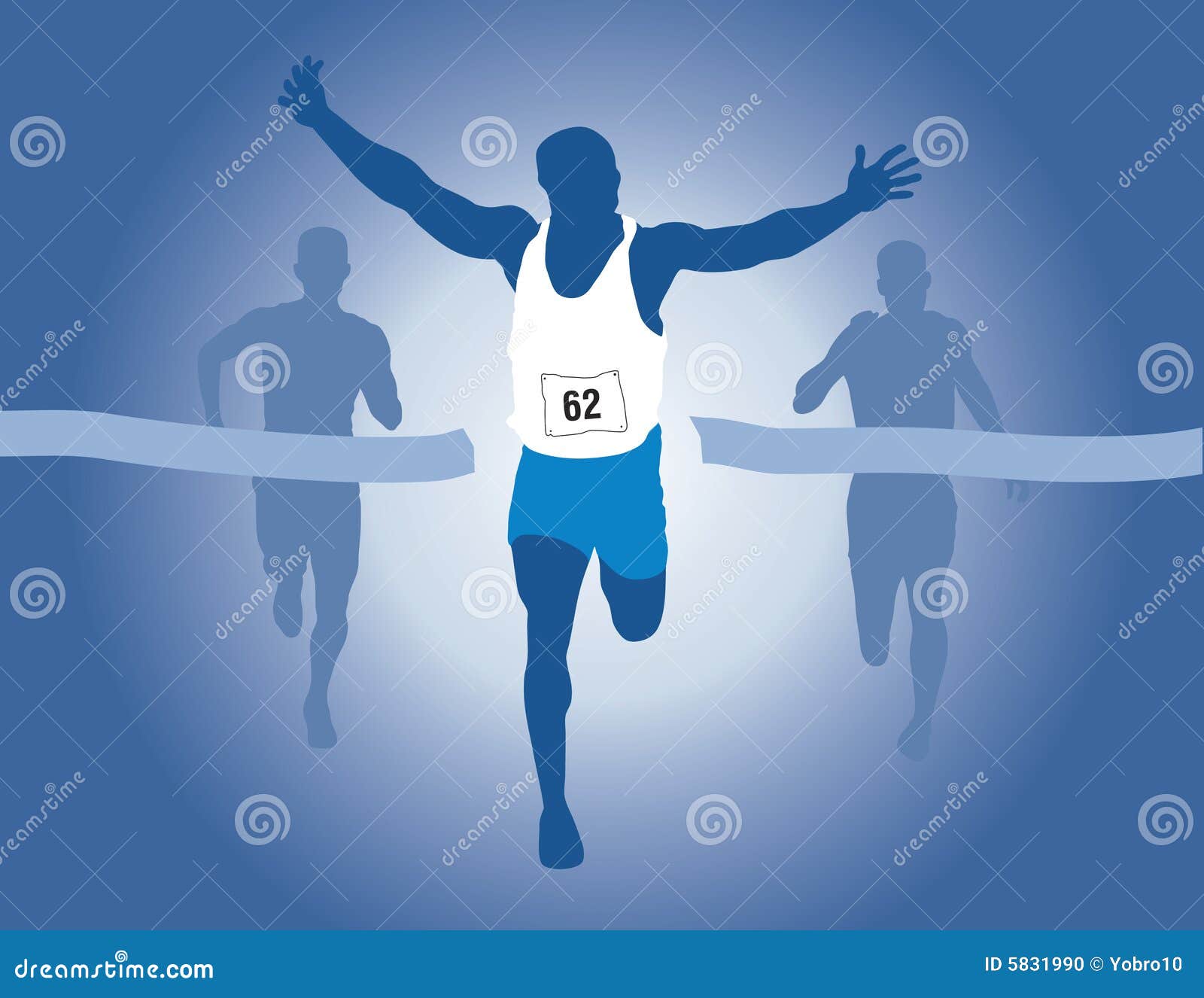 Winner stock vector. Illustration of victory, olympics - 5831990