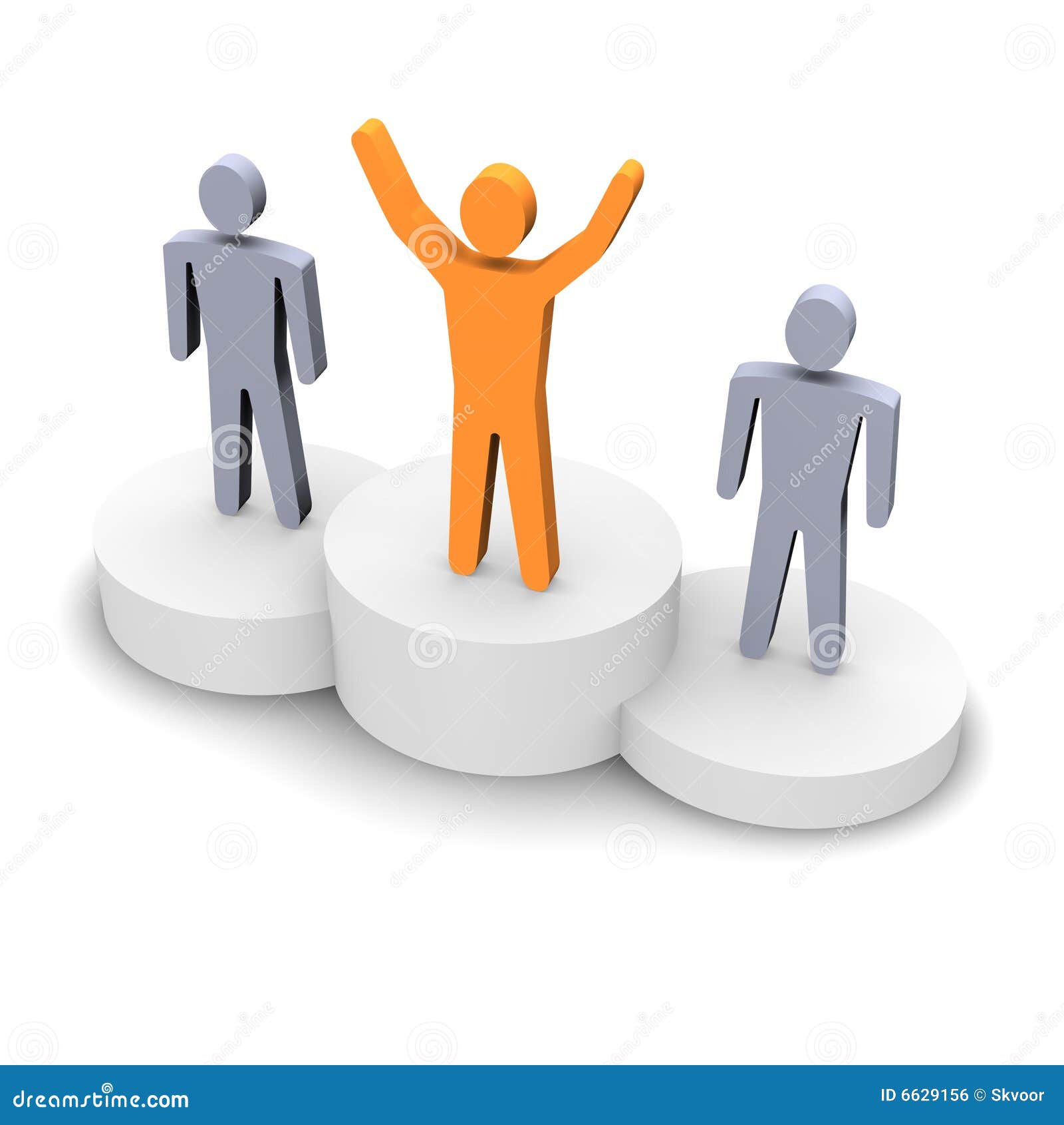 Winner stock illustration. Illustration of shadow, contest - 6629156