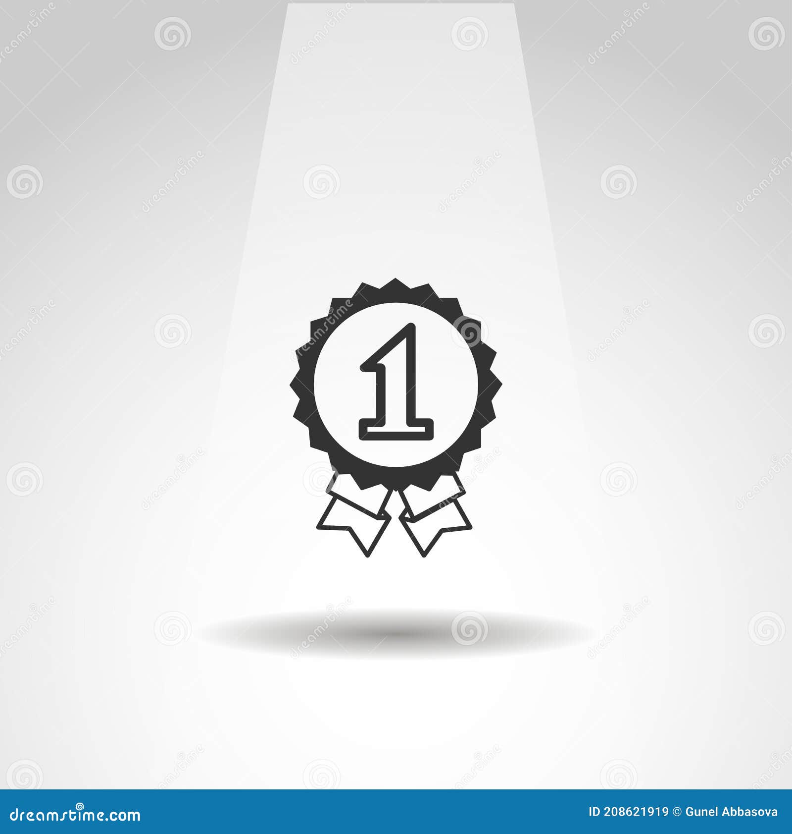 Winner Awards Medal Icon. First Place Icon, Simple Racing Medal Icon ...