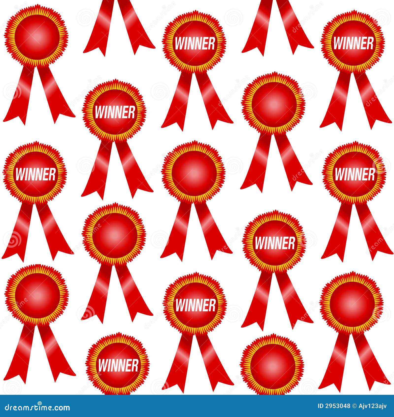 Winner badge stock illustration. Illustration of ribbon - 2953048