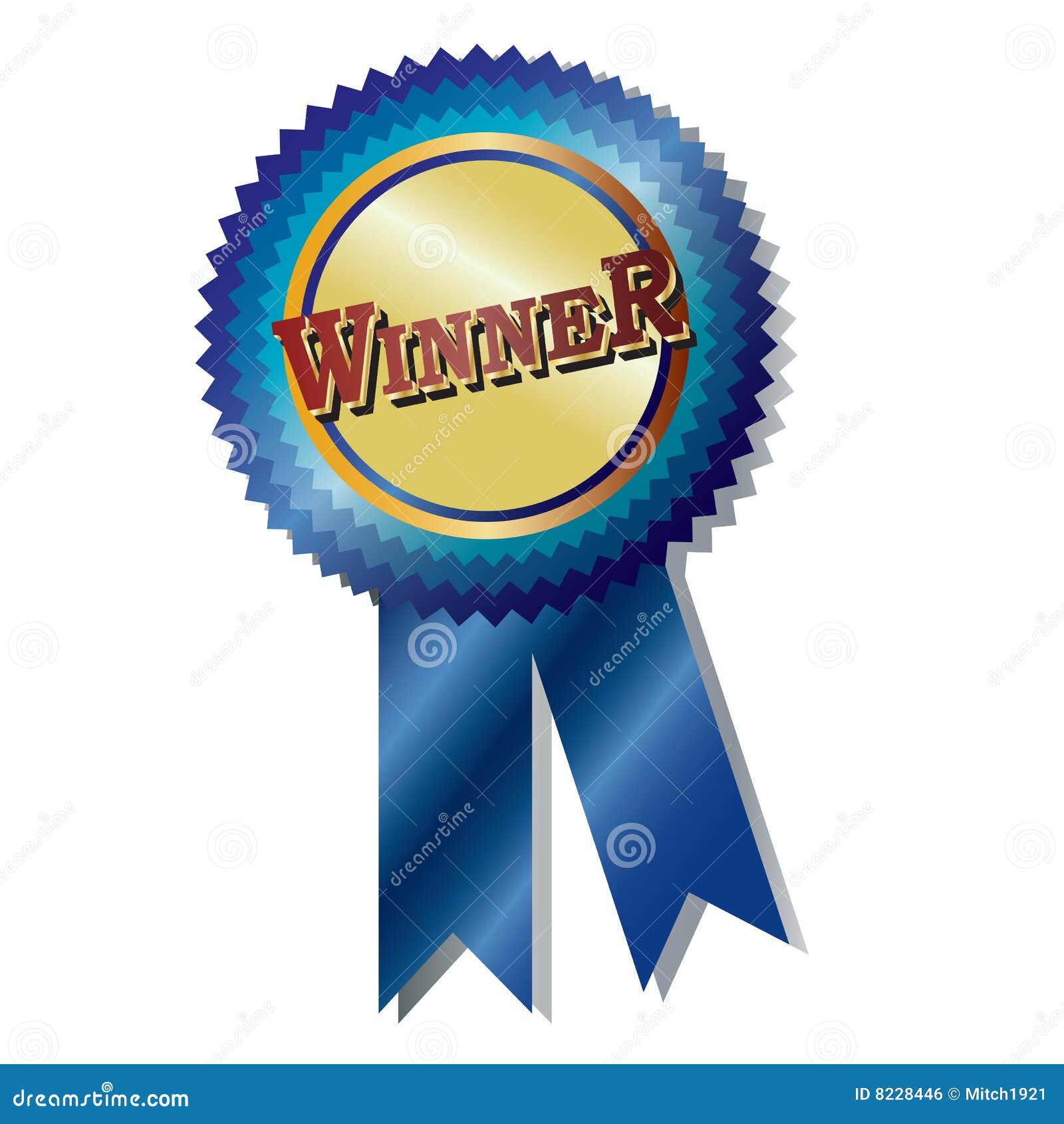 Winner badge stock illustration. Illustration of seal - 8228446