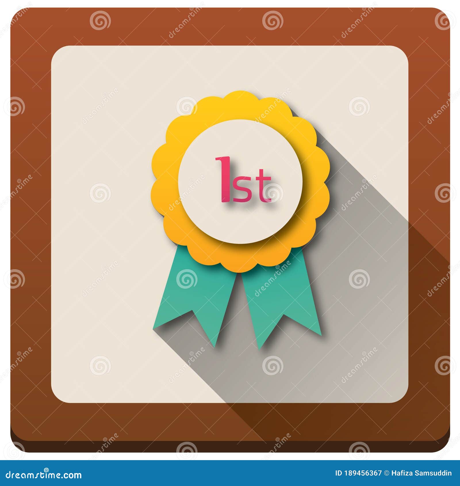 Winner Badge. Vector Illustration Decorative Design Stock Vector ...