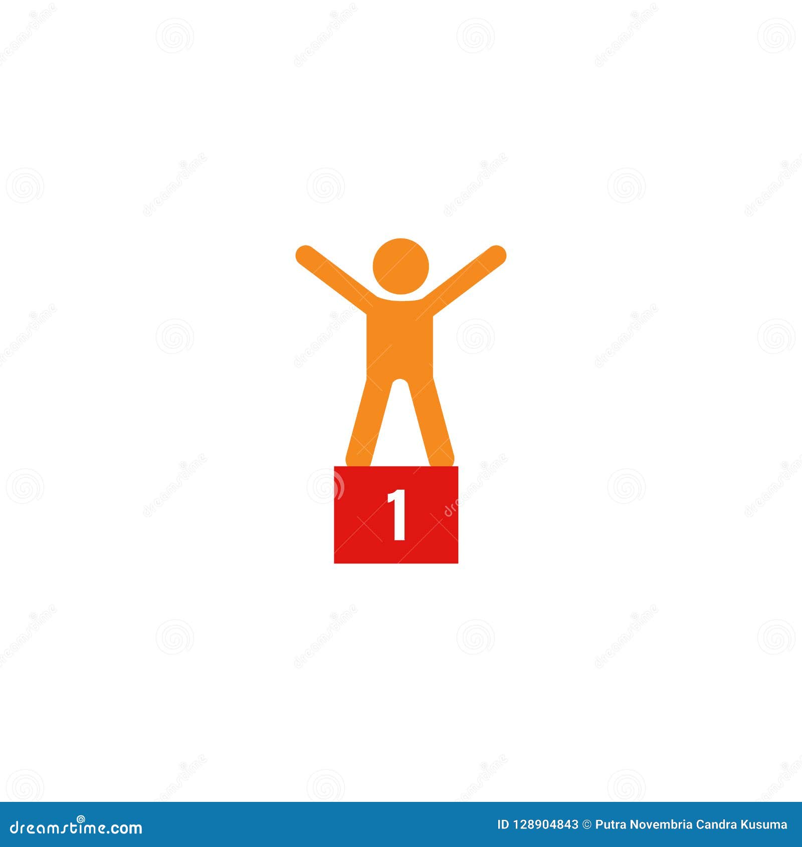 Winner Business People Logo Icon Design Stock Vector - Illustration of ...