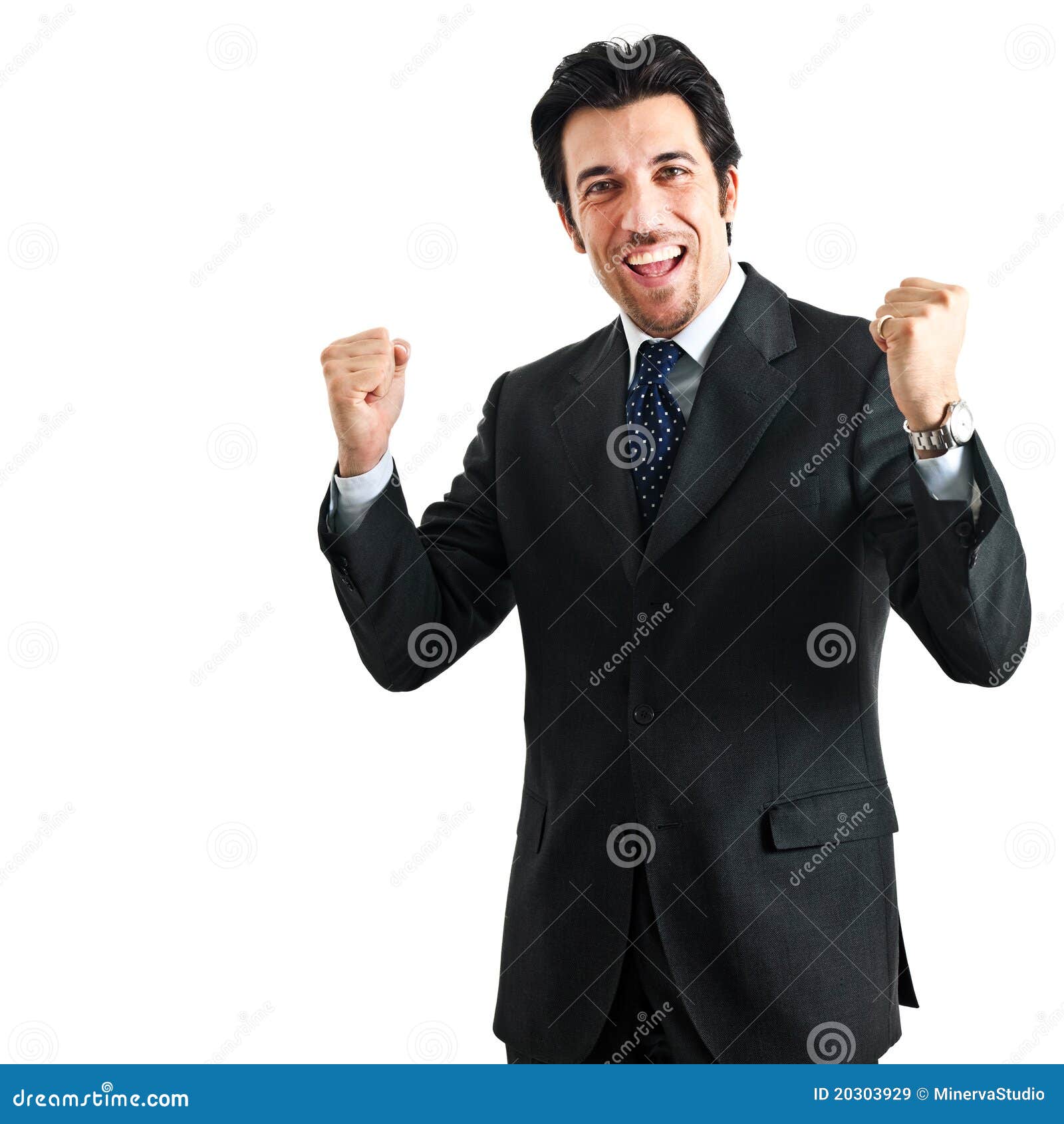 Winner businessman stock image. Image of success, male - 20303929