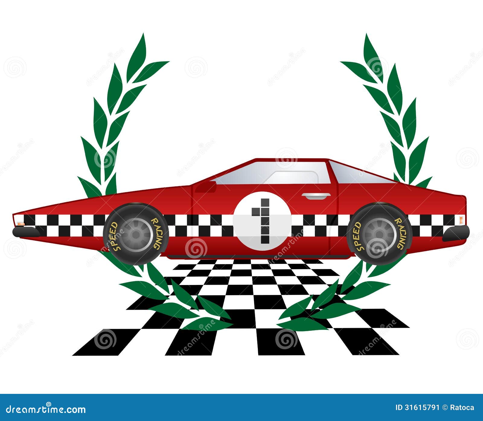 Winner car stock vector. Illustration of future, award - 31615791