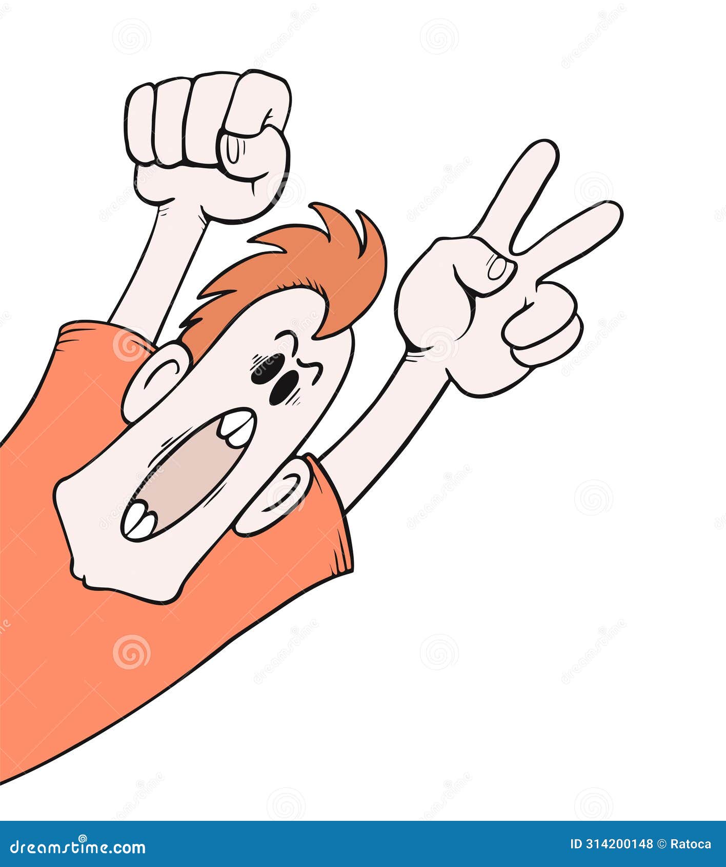 Winner Cartoon Character Draw Stock Vector - Illustration of ...