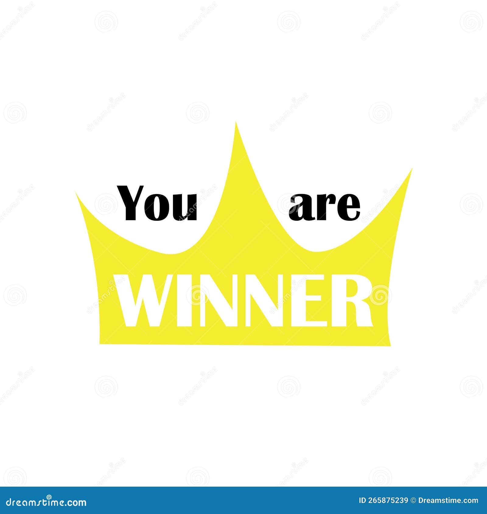 Winner Celebration Bubble. Vector Sign Stock Vector - Illustration of ...