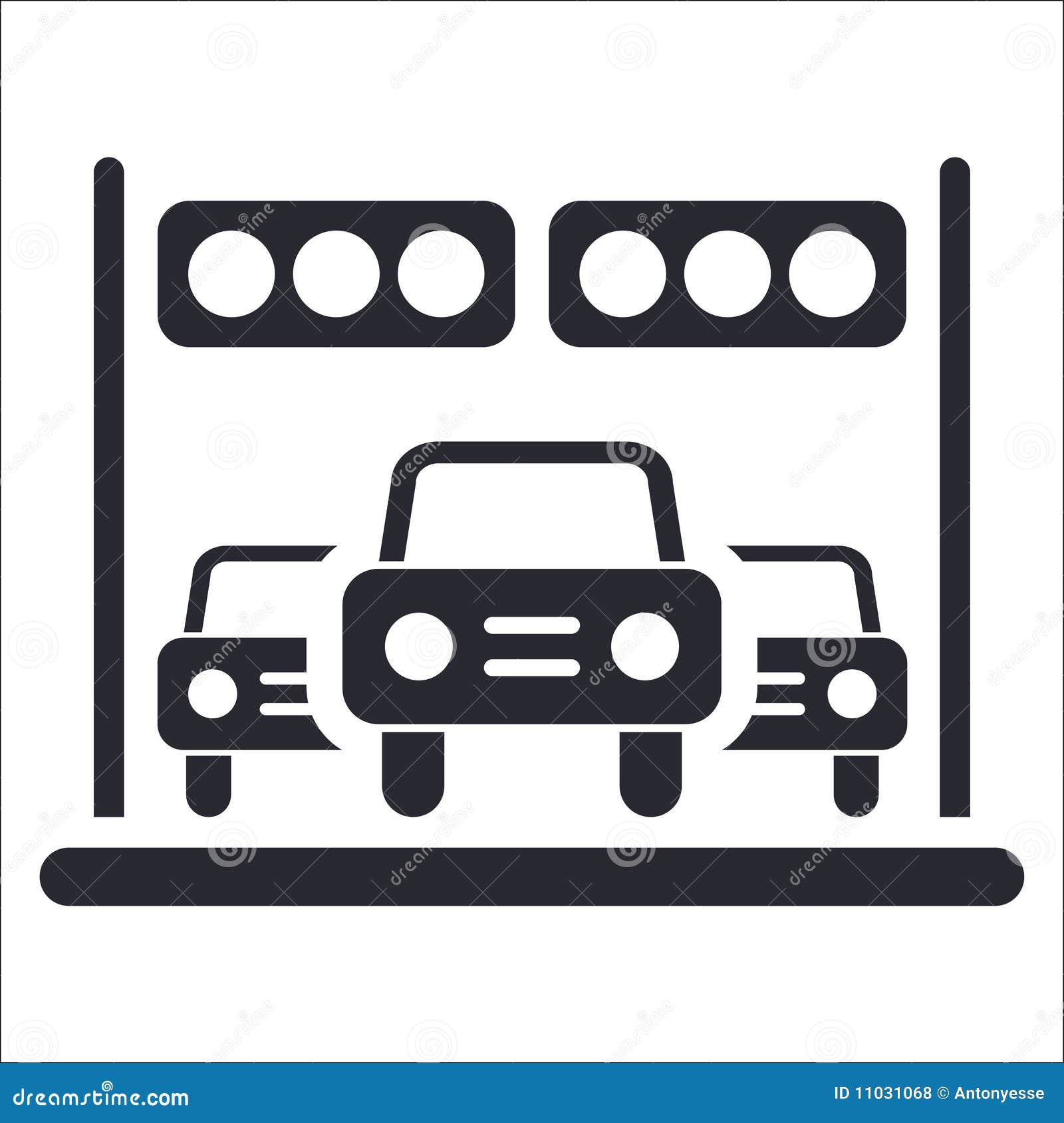 Winner Competition Car Icon Stock Vector - Illustration of september ...