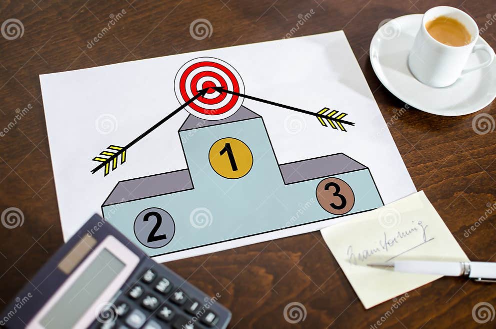 Winner concept on a paper stock image. Image of winner - 75132995