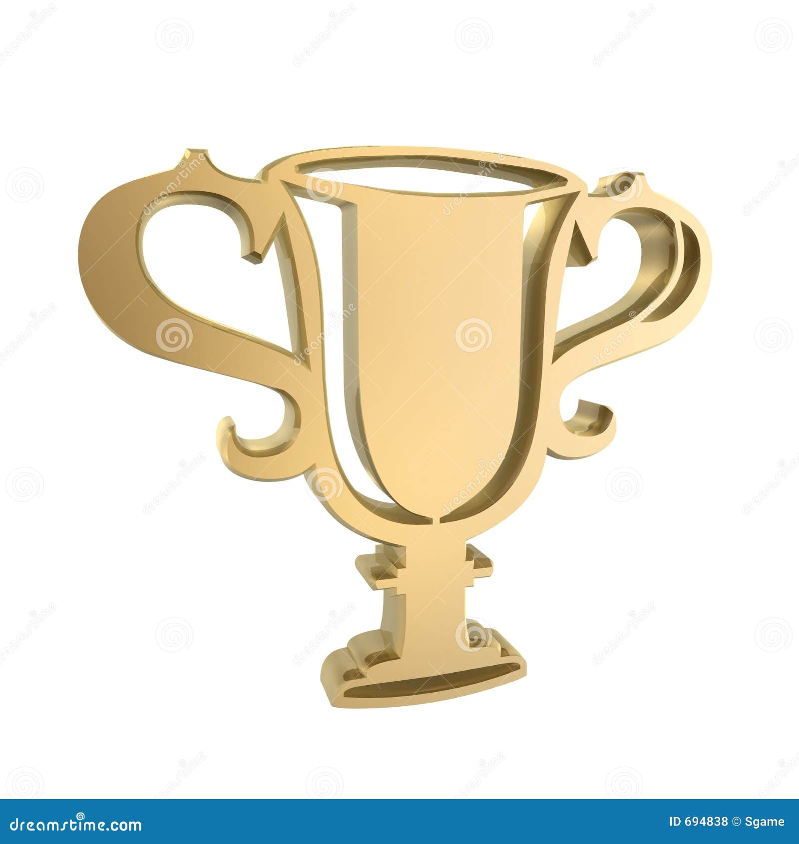 Winner cup stock illustration. Illustration of sports, winner - 694838
