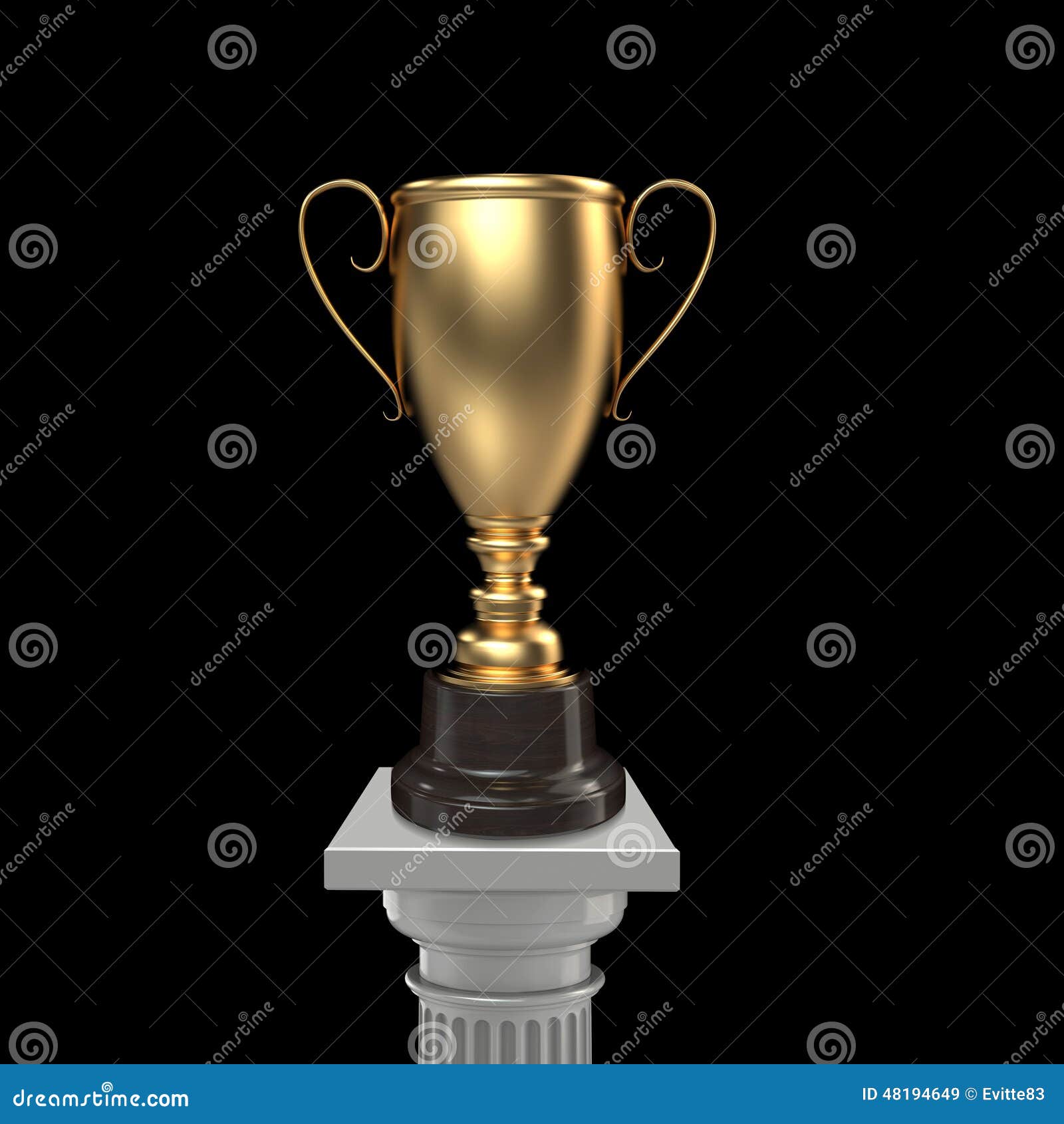 Winner cup. stock illustration. Illustration of team - 48194649