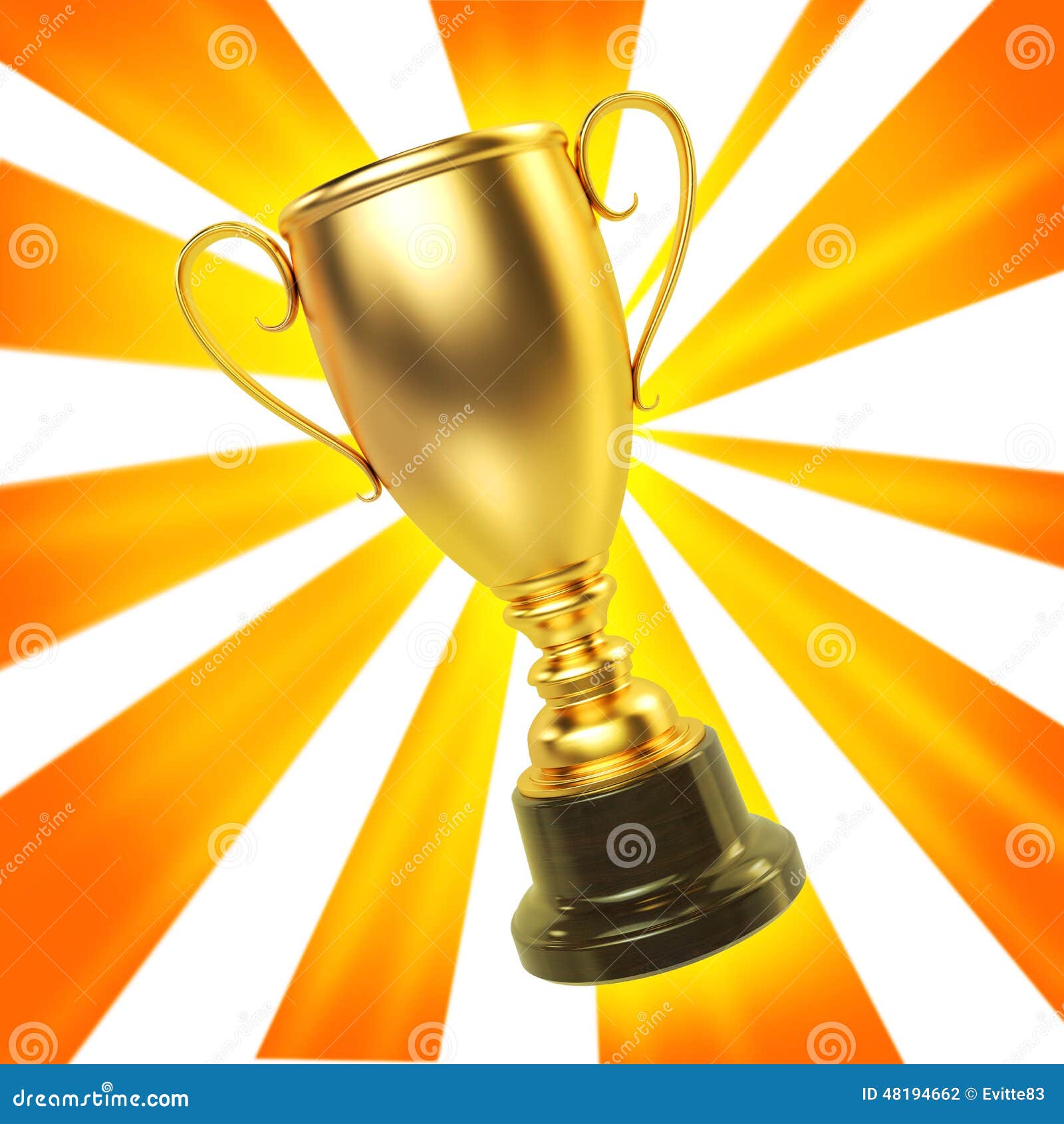 Winner cup. stock photo. Image of lights, achievement - 48194662