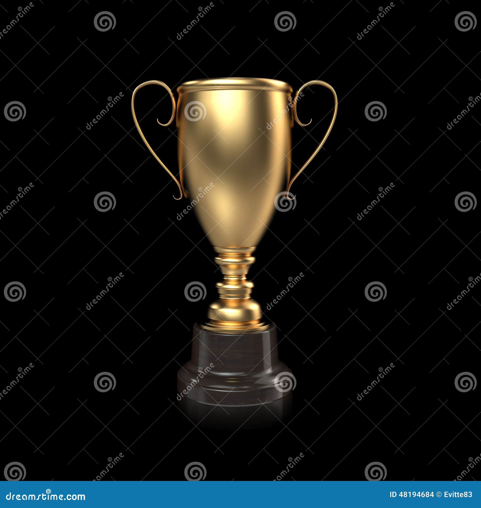 Winner cup. stock illustration. Illustration of reward - 48194684