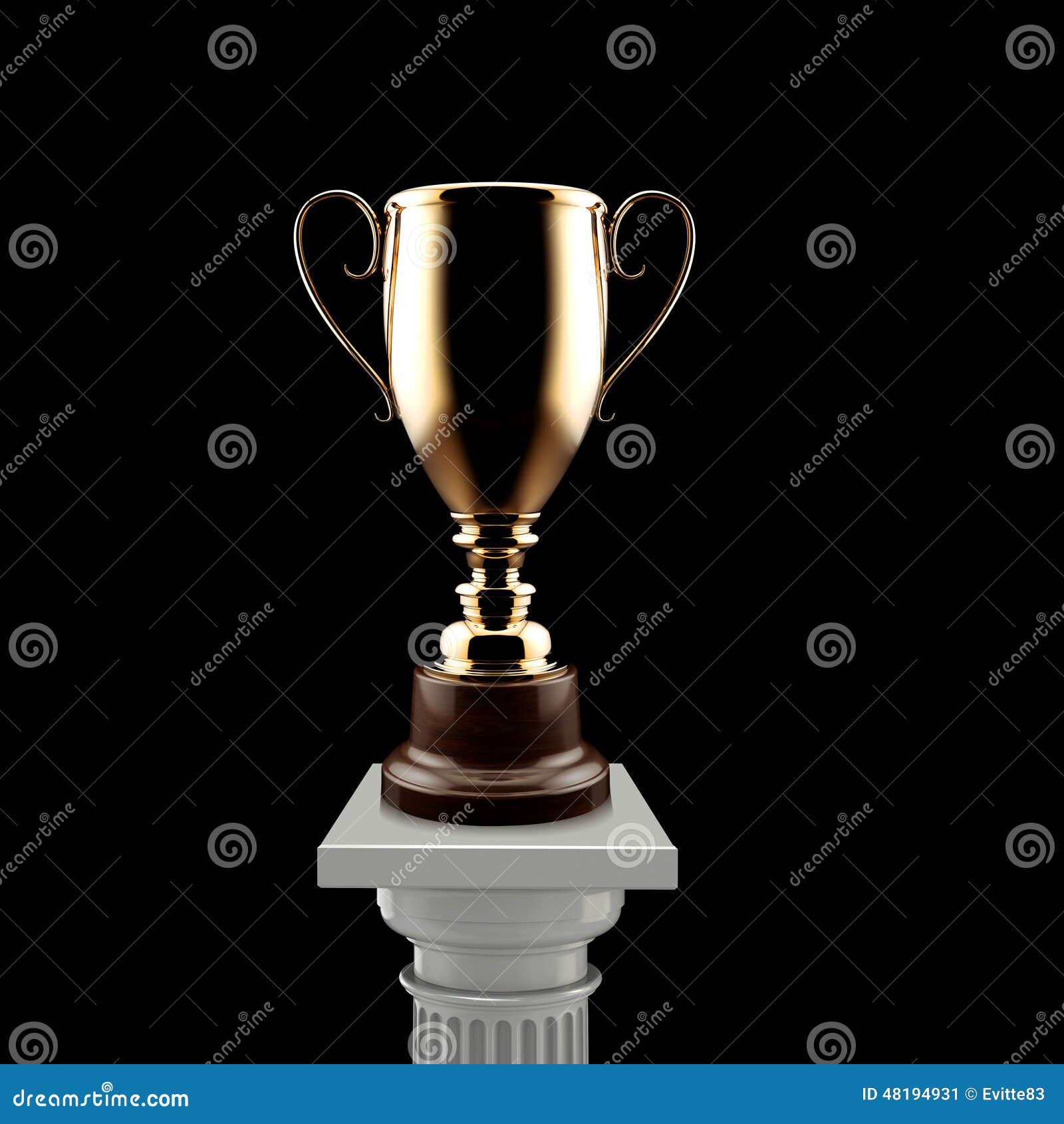 Winner cup. stock image. Image of person, isolated, victory - 48194931