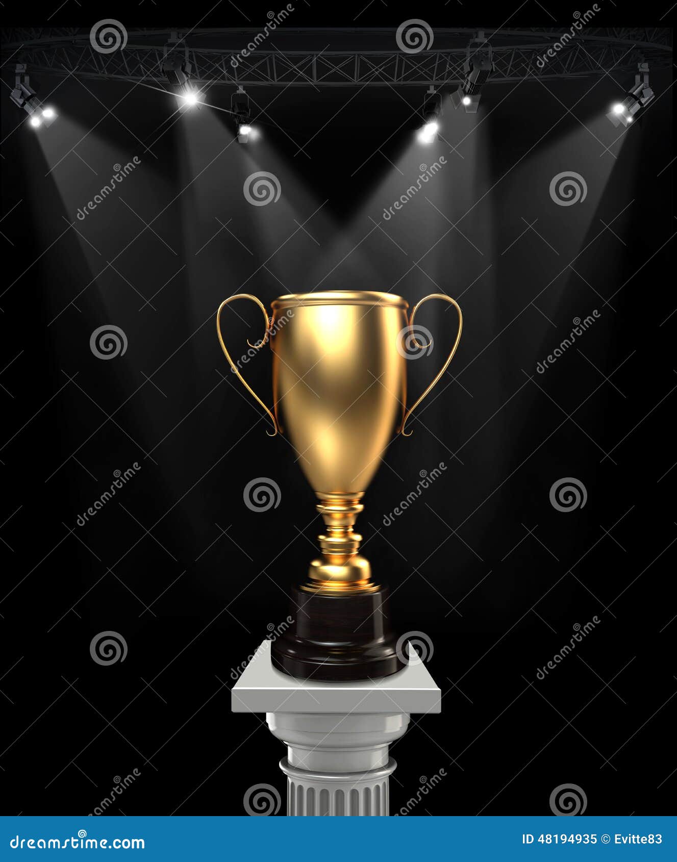 Winner cup. stock image. Image of abstract, victory, goal - 48194935