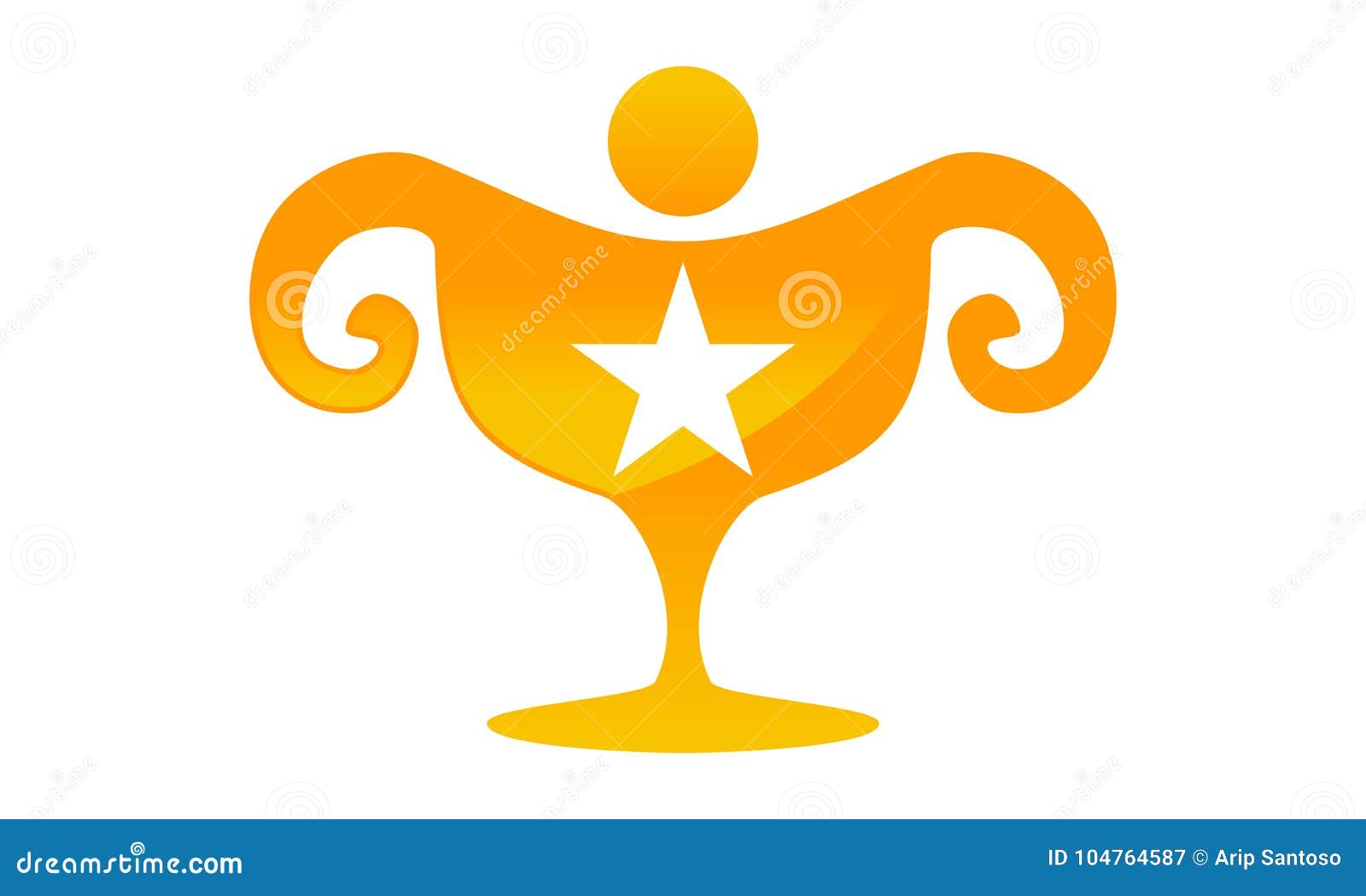 Winner Cup Template stock vector. Illustration of championship - 104764587