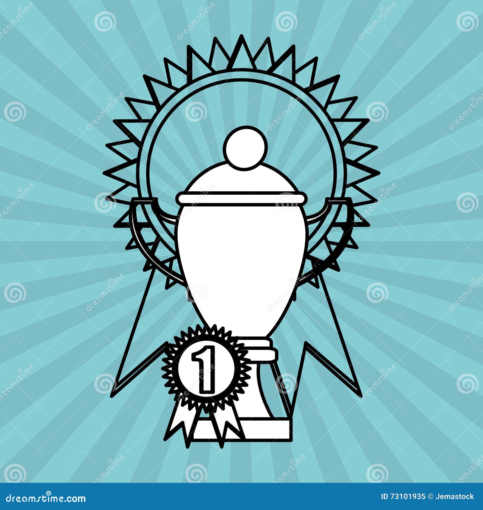 Winner Design. Success Icon. Flat Illustration, Graphic Stock ...