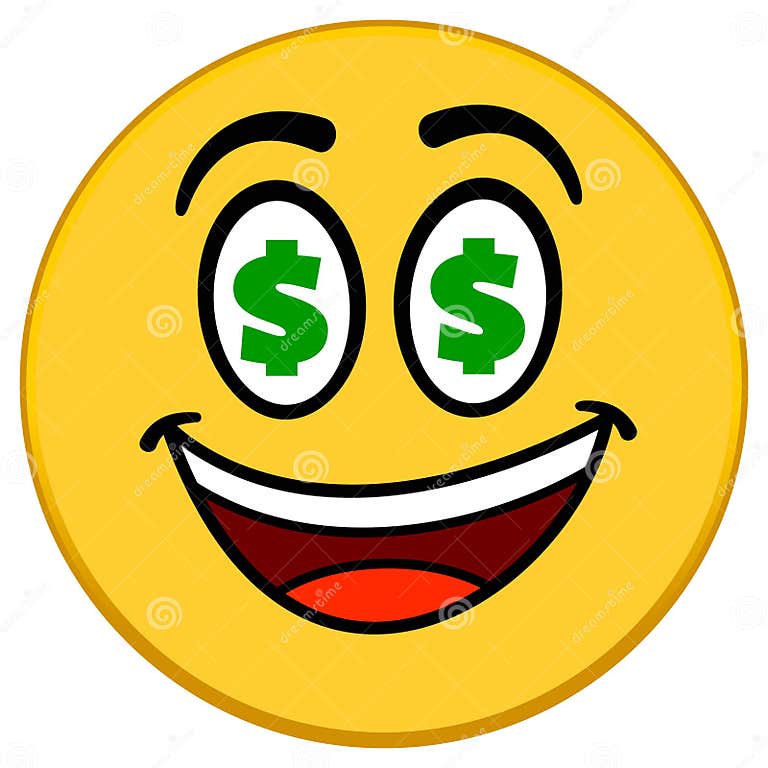 Winner Emoticon stock vector. Illustration of cash, vector - 93701637