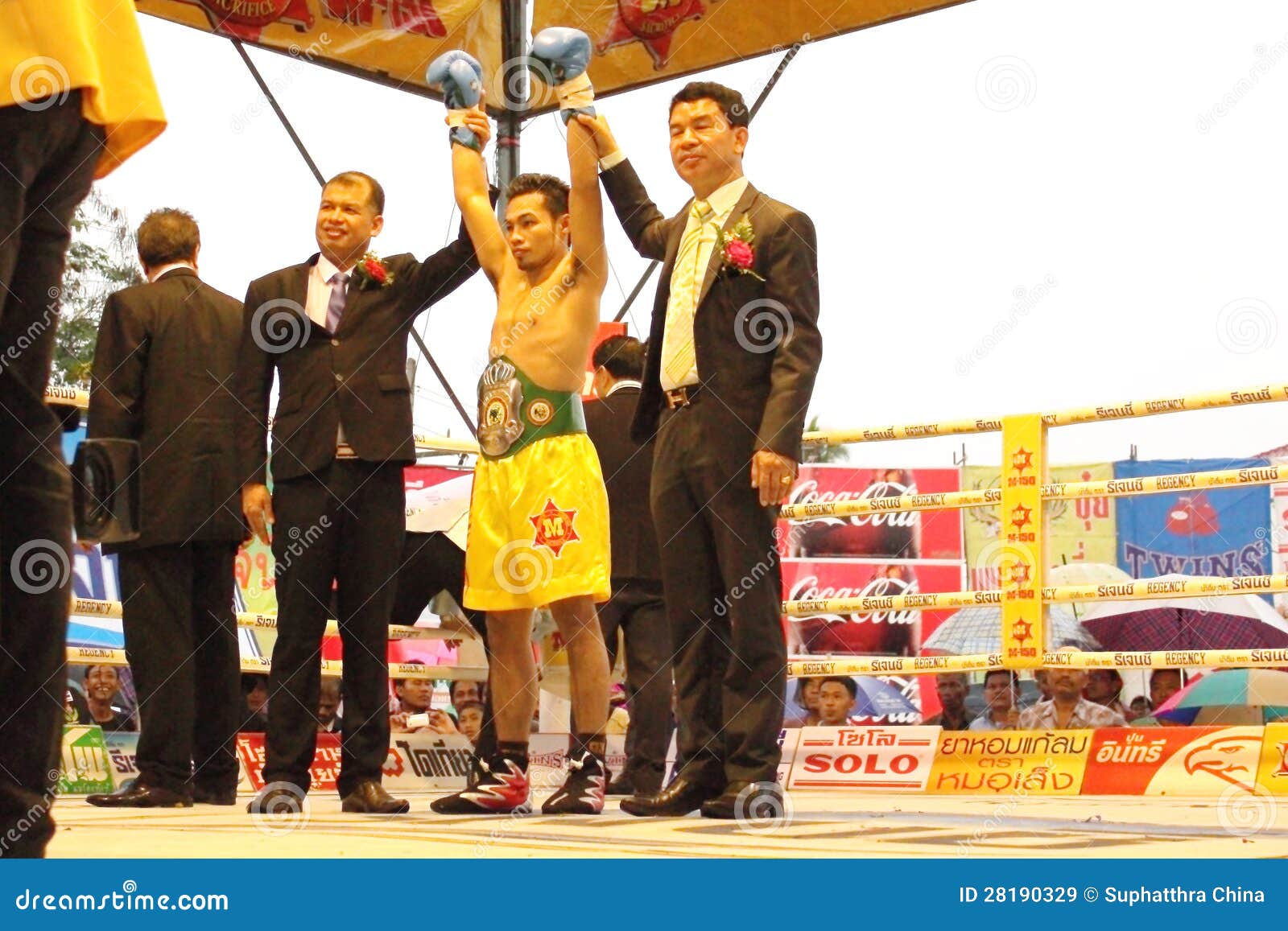 Winner Fight PABA Super Flyweight Champion Editorial Stock Image ...