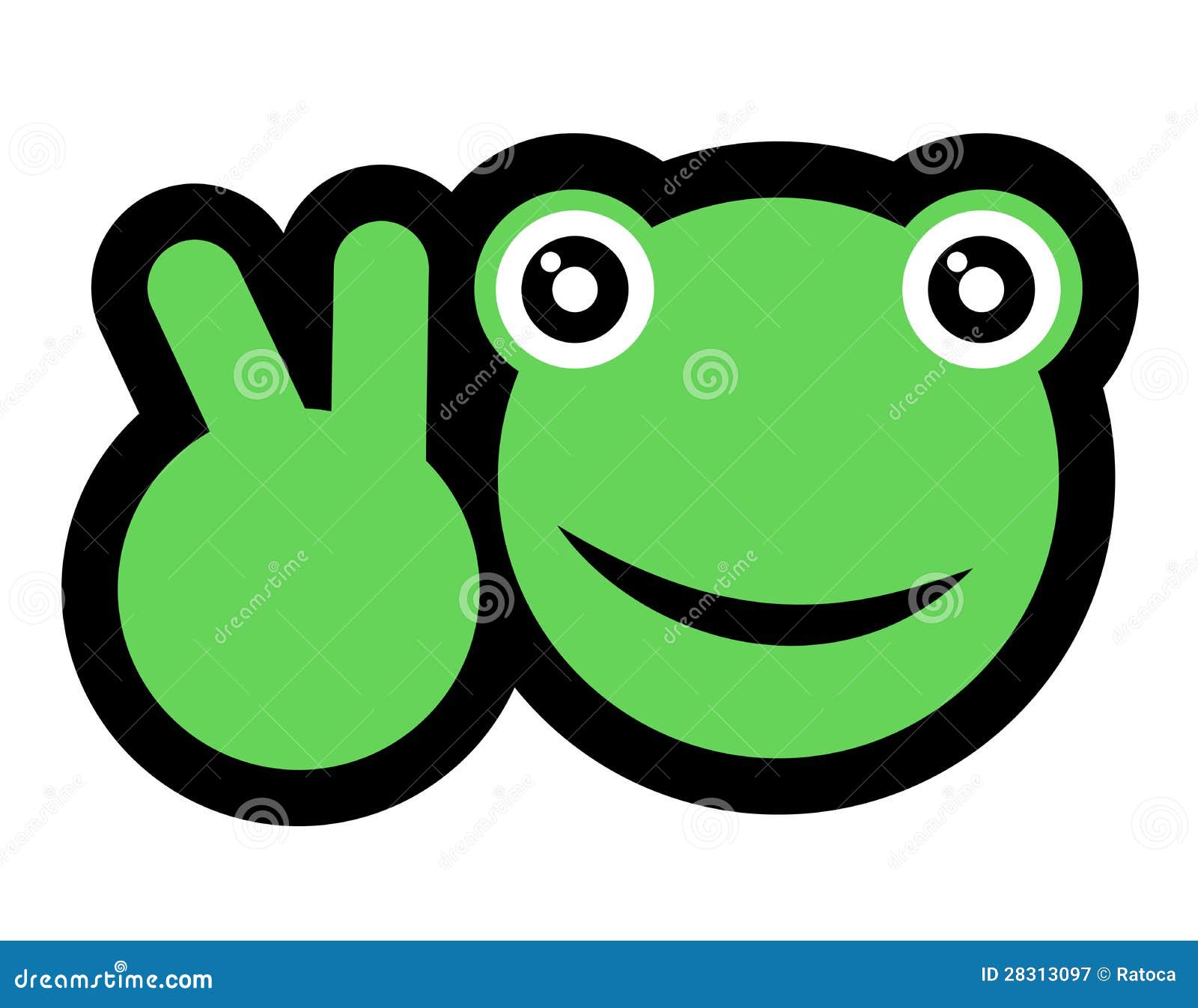 Winner frog stock vector. Illustration of mask, funny - 28313097