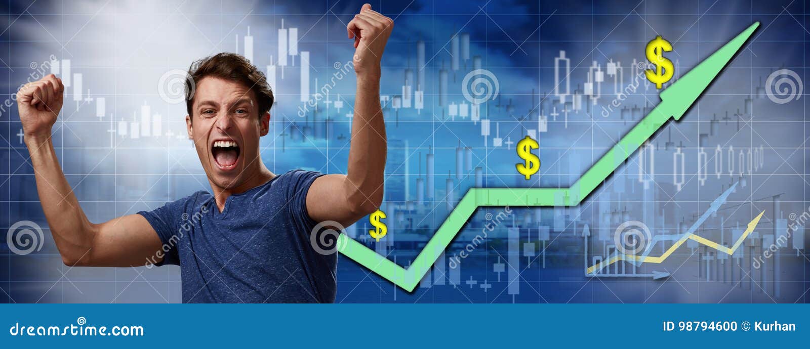 Happy investor man. stock photo. Image of investor, growth - 98794600 Happy investor man. stock photo. Image of investor, growth - 98794600