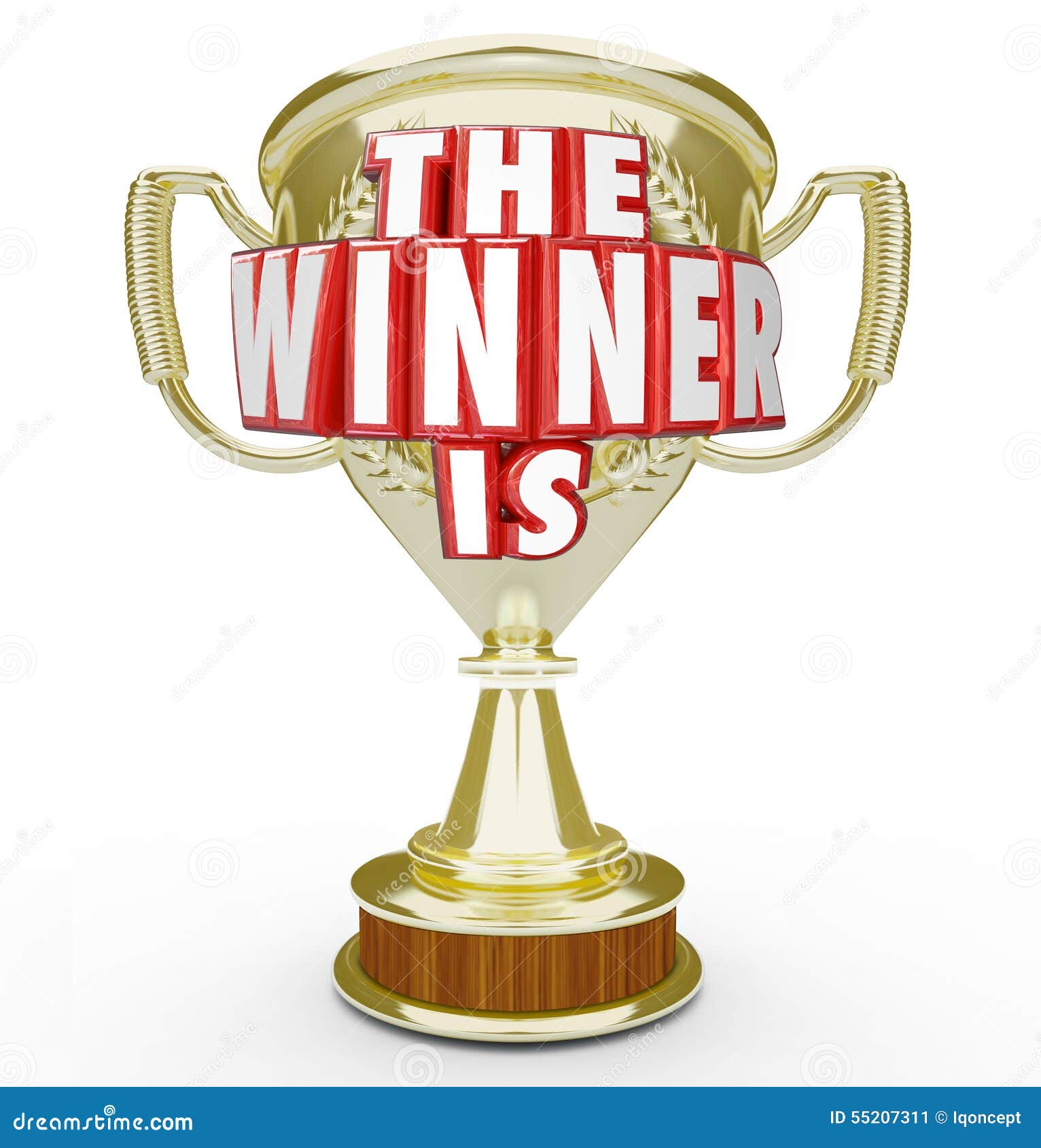 The Winner is Gold Trophy Award Announcing Top Performer Stock ... The Winner is Gold Trophy Award Announcing Top Performer Stock ...